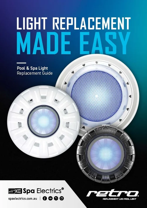 Retro-Fit Pool Lights | Easy LED Upgrades | Spa Electrics — Spa Electrics
