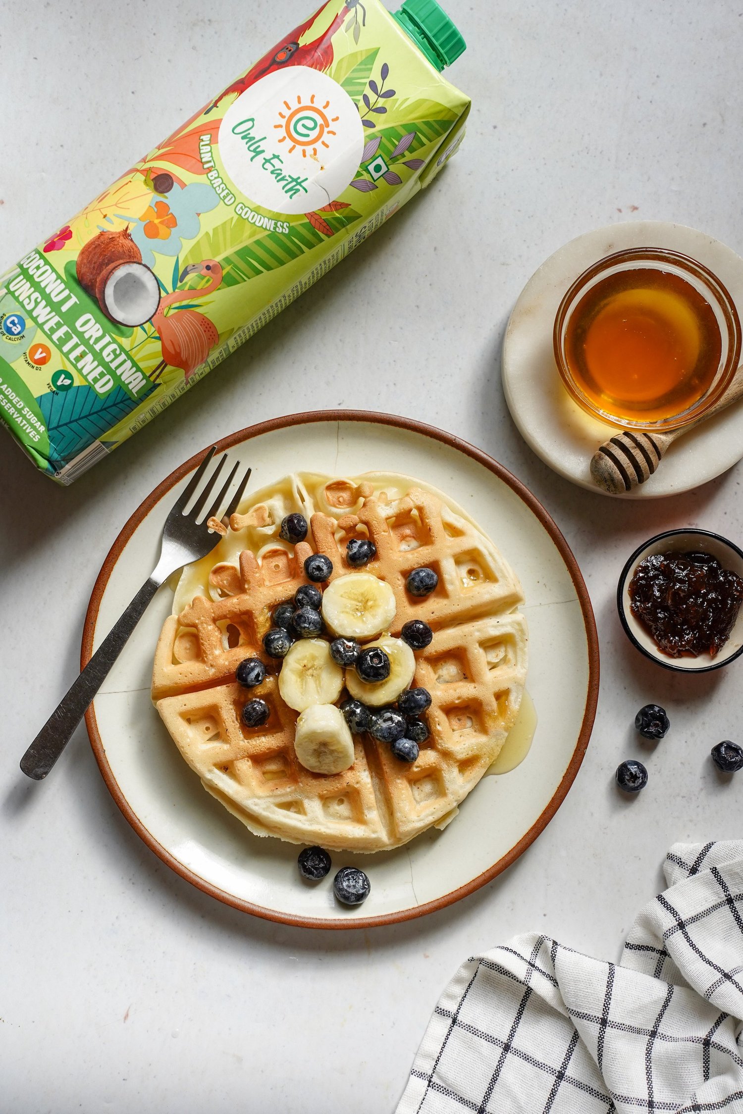 Coconut Milk & Banana Batter Waffles — GOYA