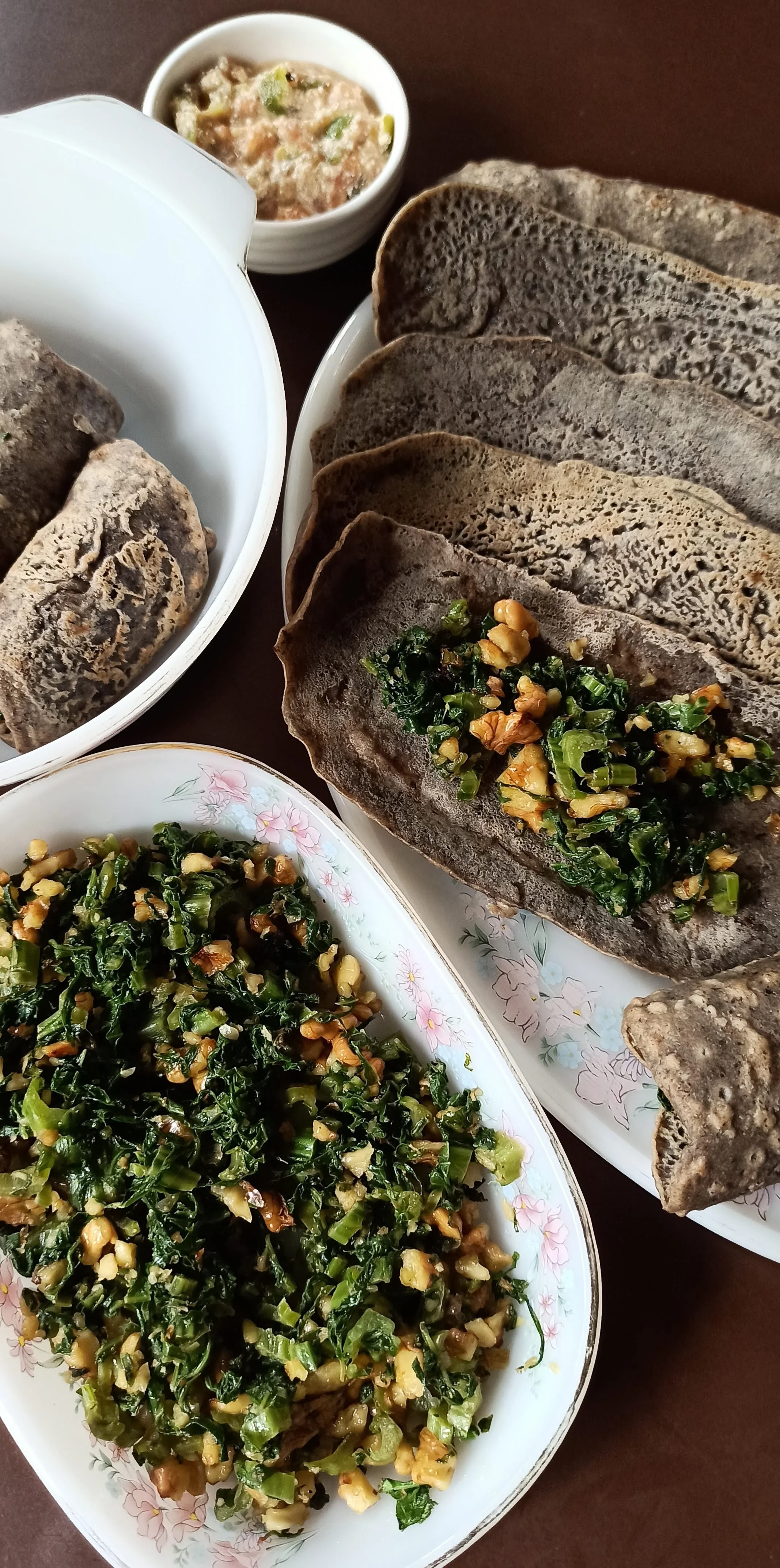 Mustard Greens, Yak Cheese & Wild Herbs in Khuri Khu — GOYA