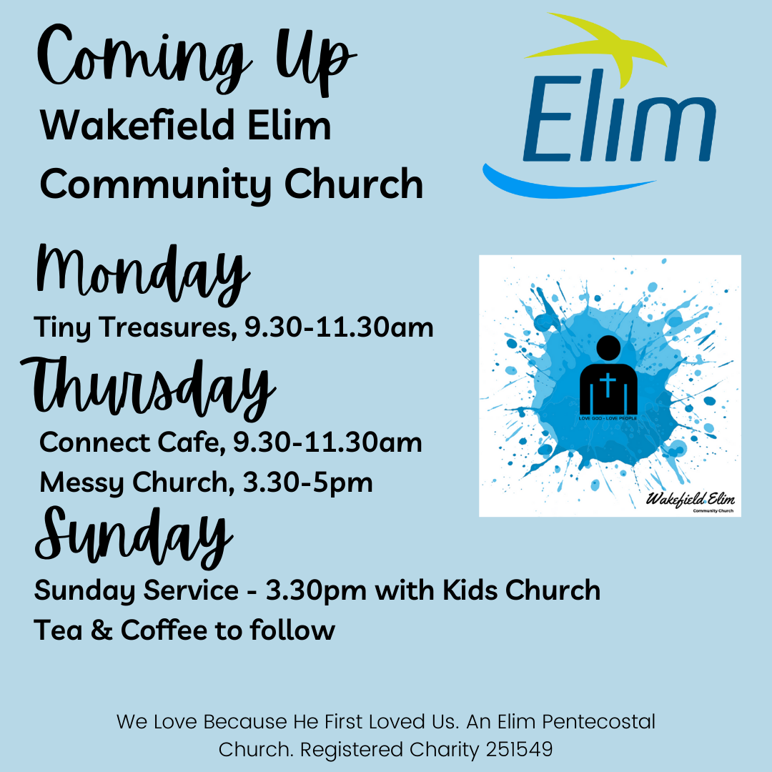 Weekly Activities — Wakefield Elim Community Church