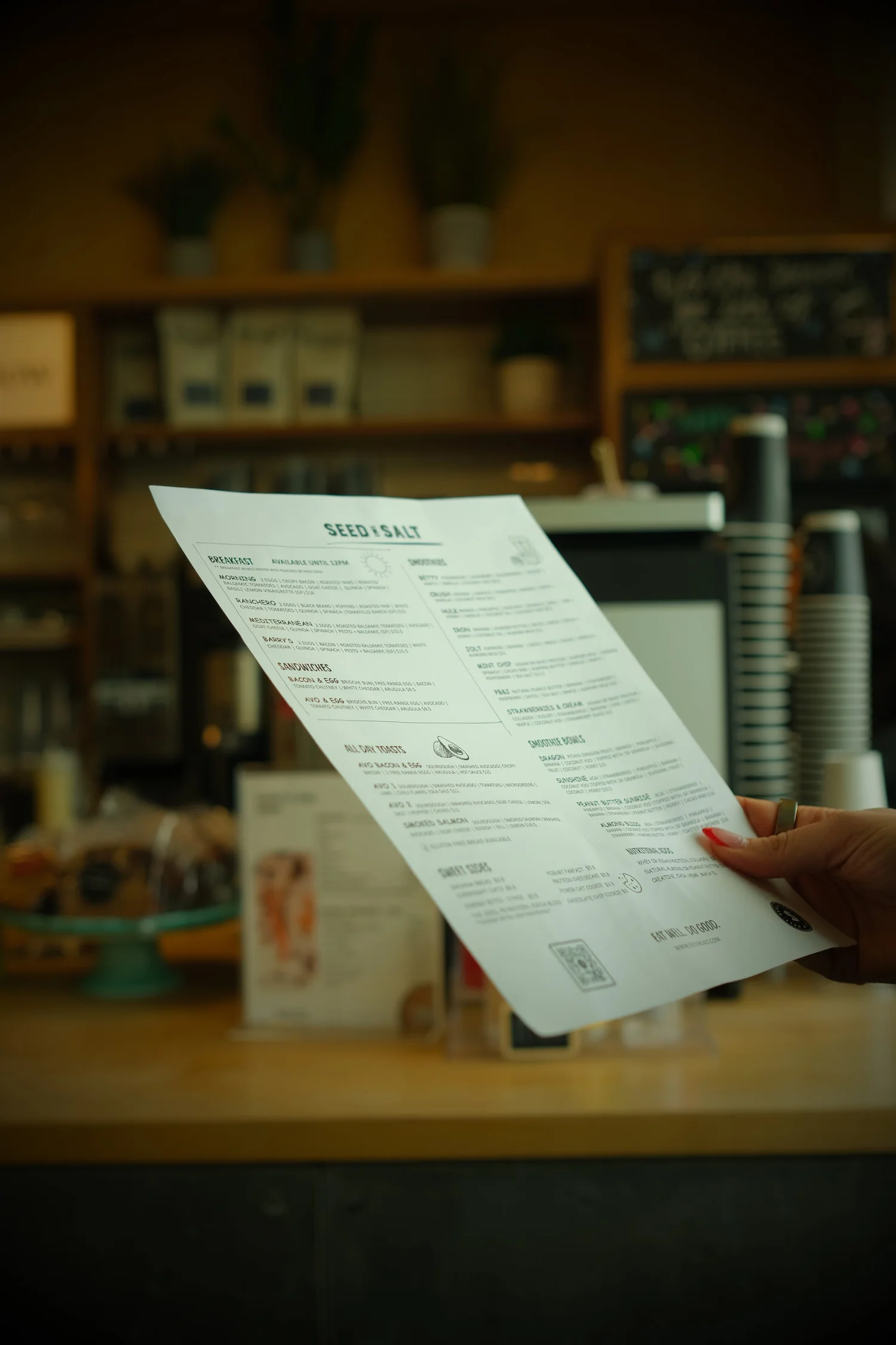 Calgary menu — SEED N SALT