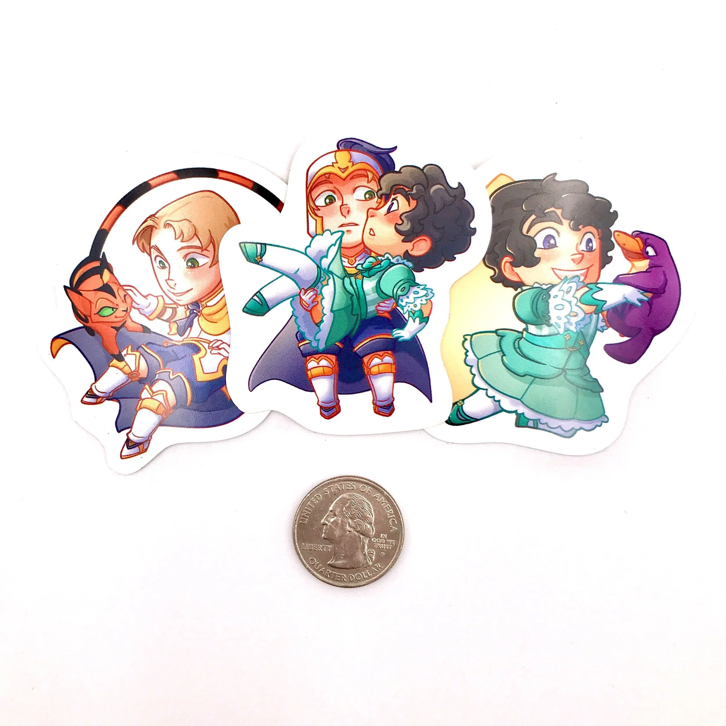 Basil and Aaron Sticker Set — Magical Boy Basil