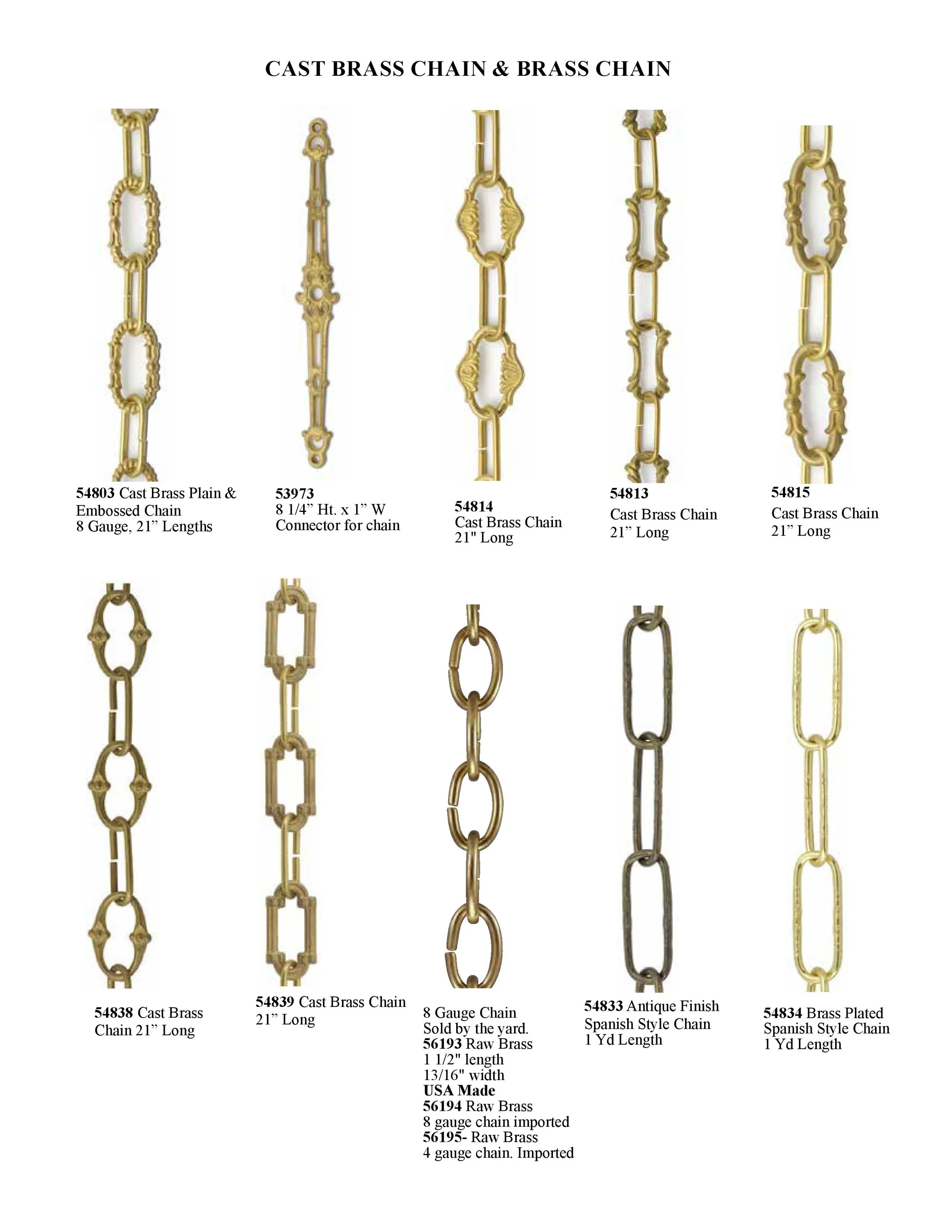 Chandelier Chains
