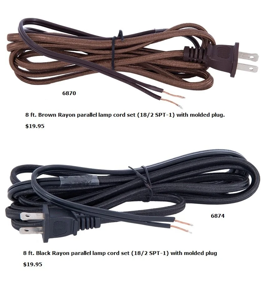 Fabric Cloth Lamp Wire - The Lighting Guy Ontario