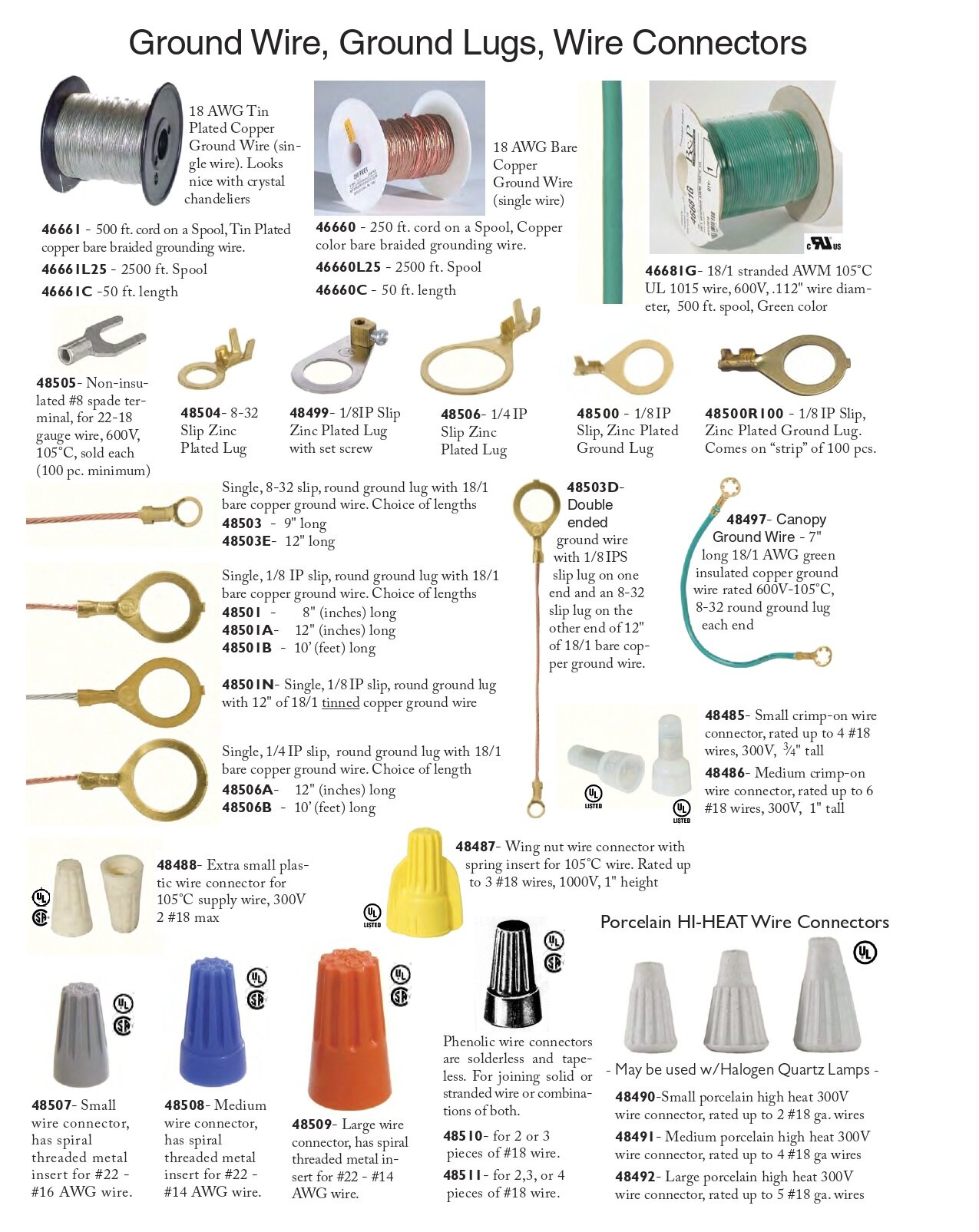 Lamp Wire & Wire Spools - The Lighting Guy Ontario