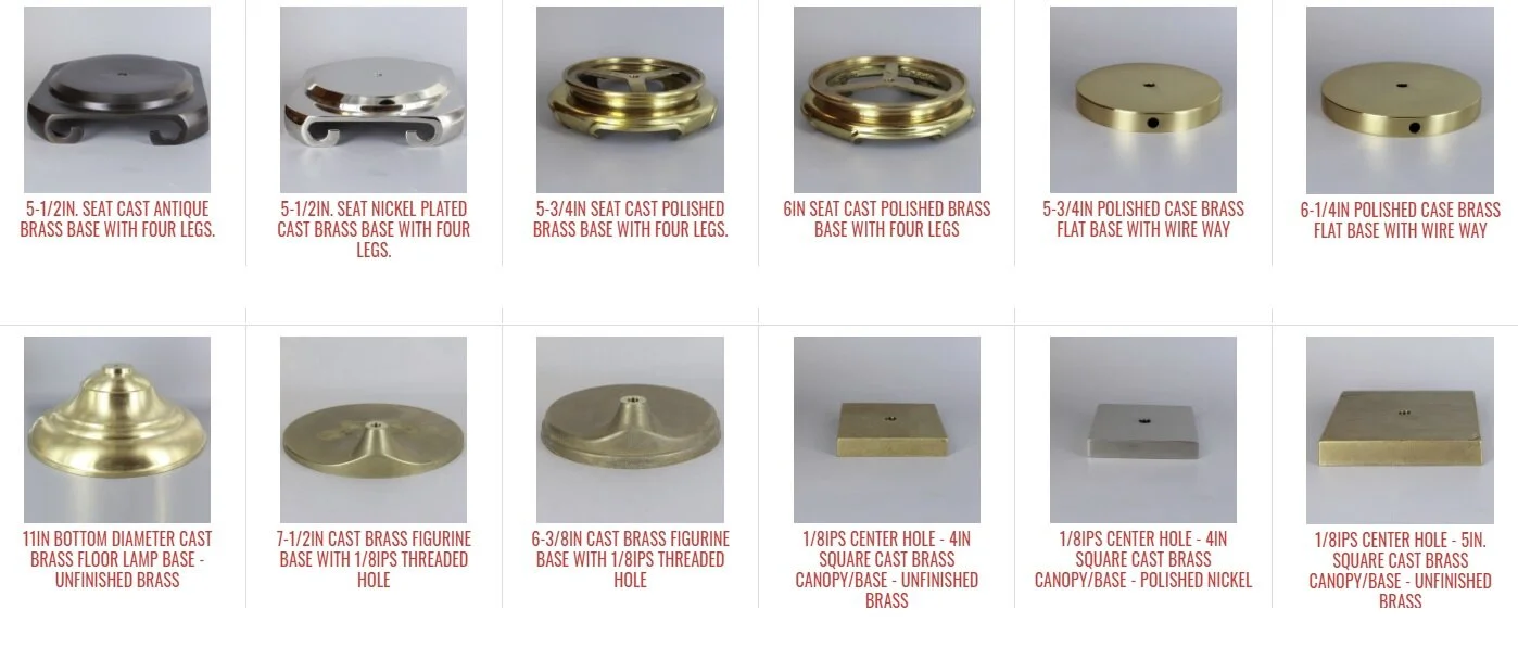 Lamp Bases