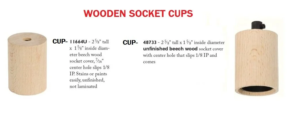 Socket Cups & Candle Cups - The Lighting Guy Ontario