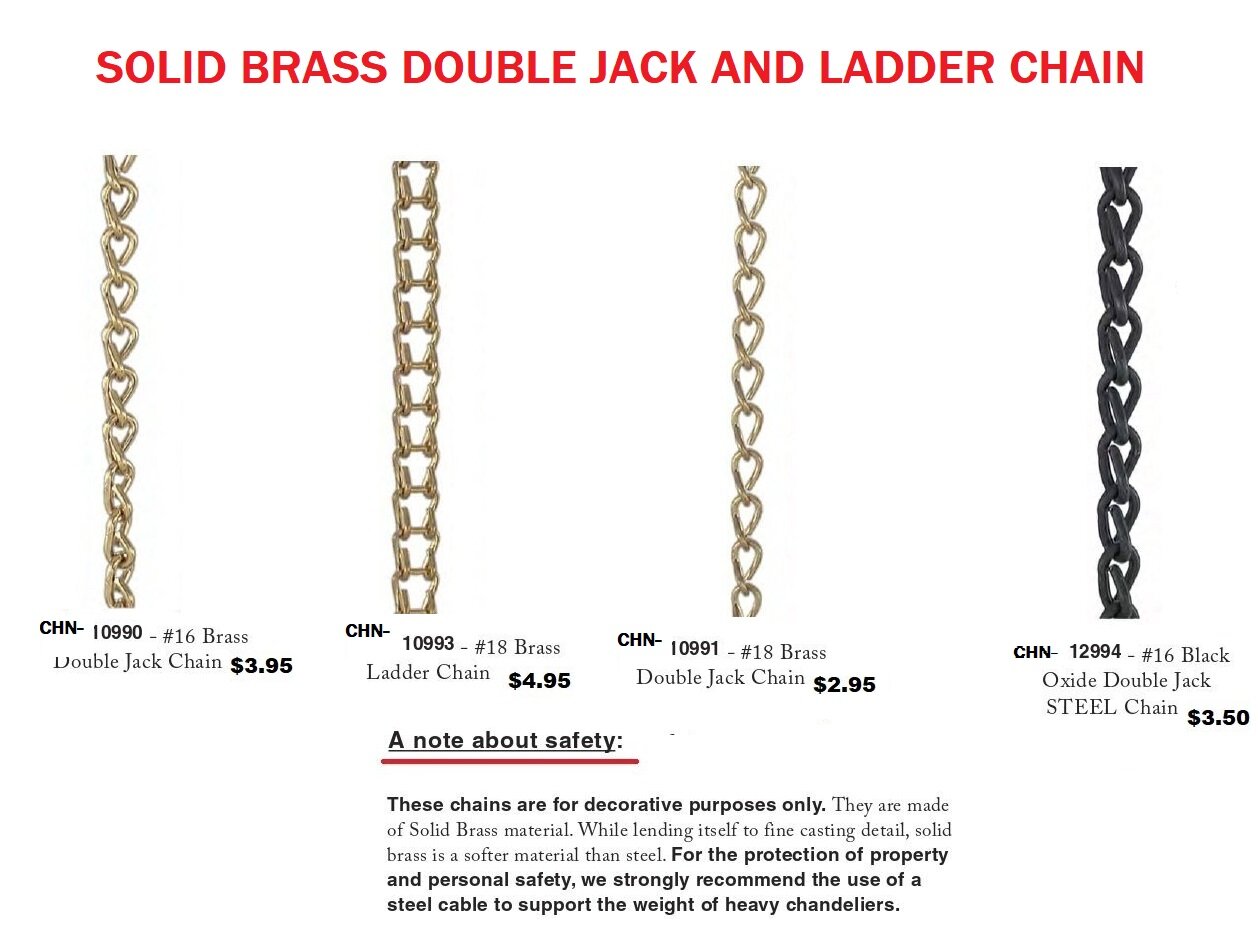 Chandelier Chains - The Lighting Guy Ontario