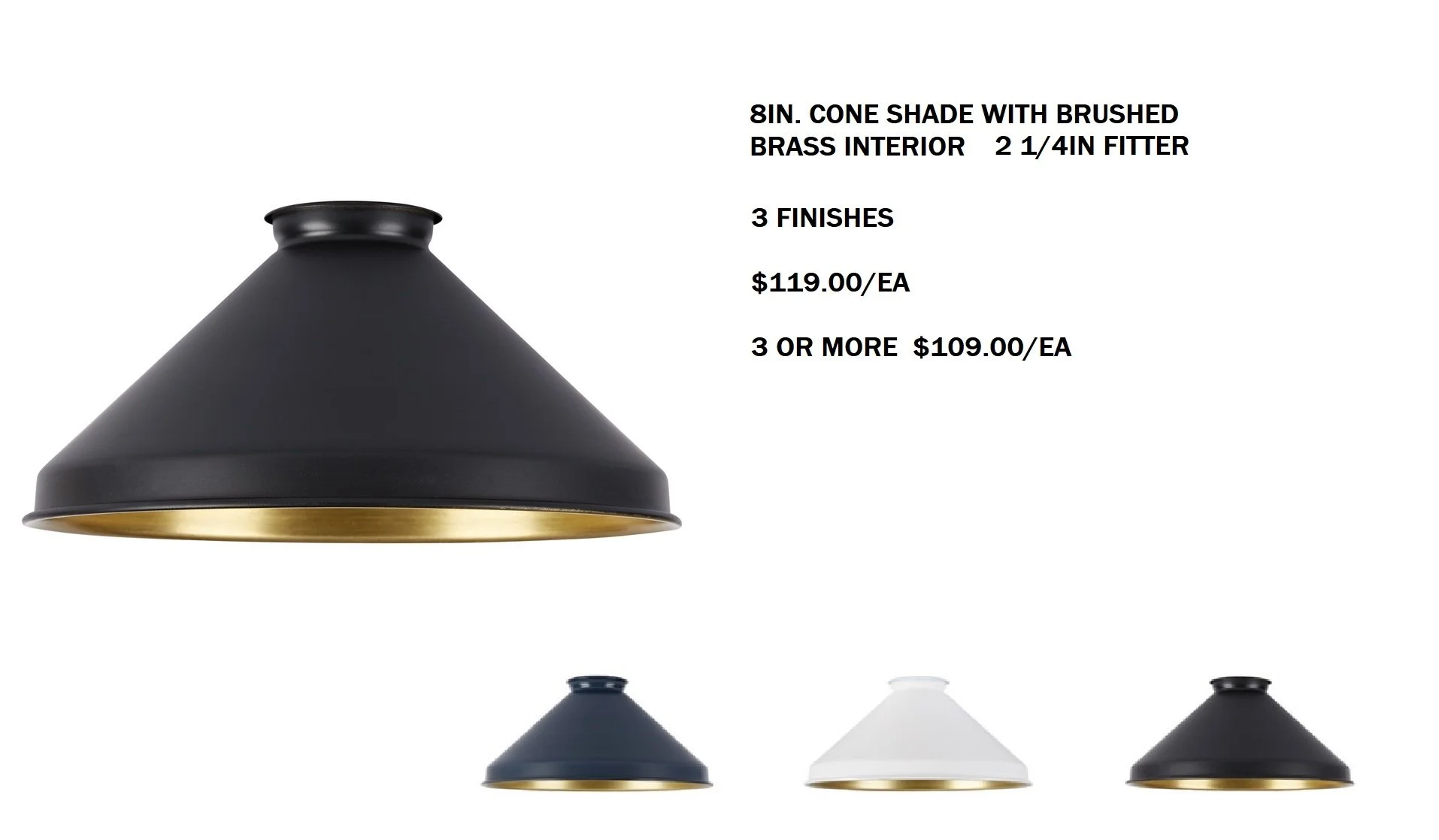 Industrial Style Metal Shades - The Lighting Guy Ontario