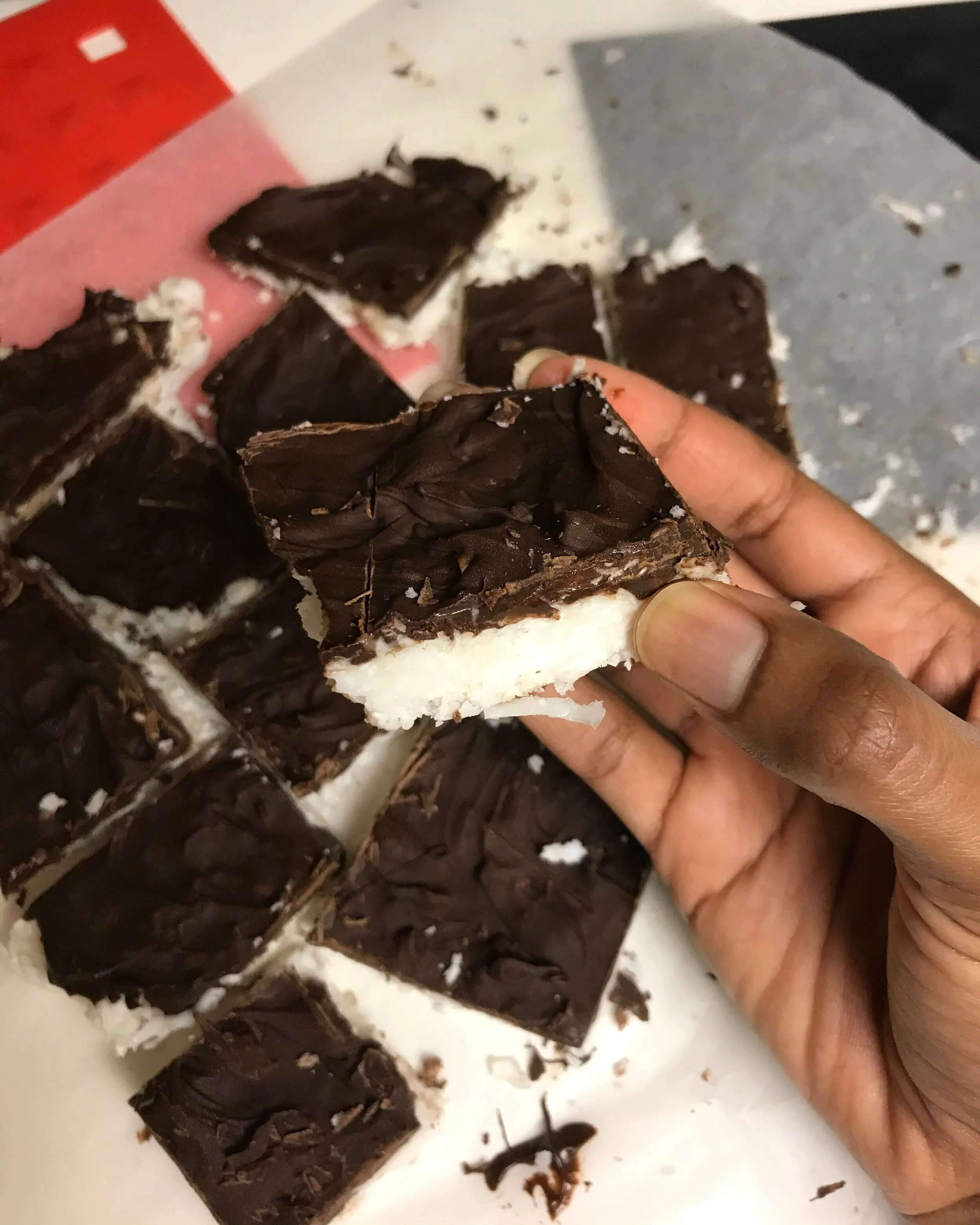 Chocolate Coconut Squares — Glitz and Glam by Tiff - Fashion and Lifestyle