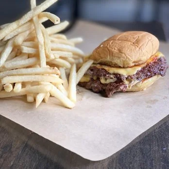 Burbs Burgers' at Ounces — Ounces Taproom & Beer Garden