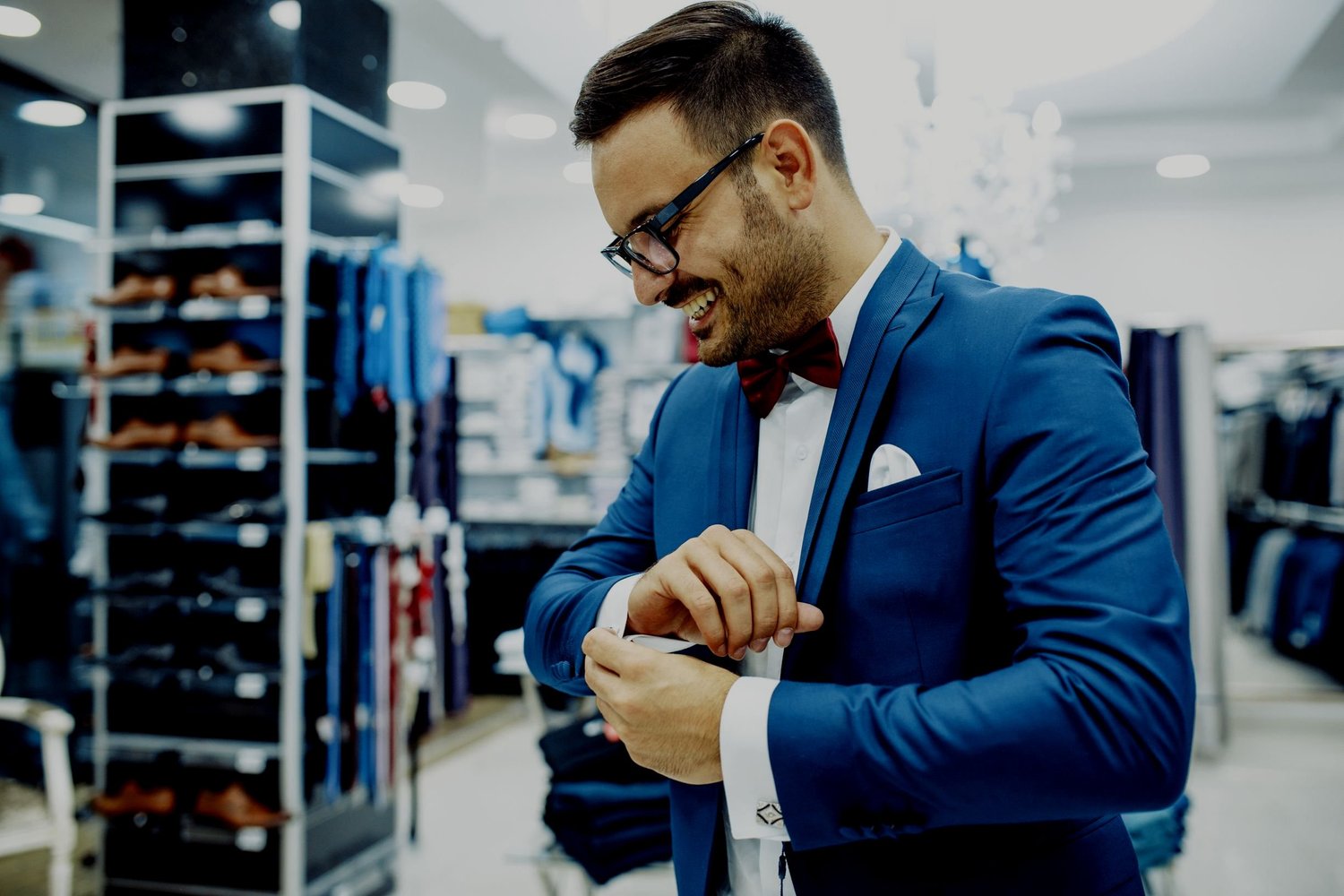 Men Buying Clothes