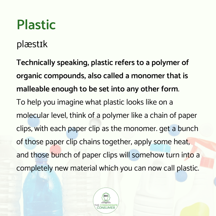 Plastic — The Considerate Consumer