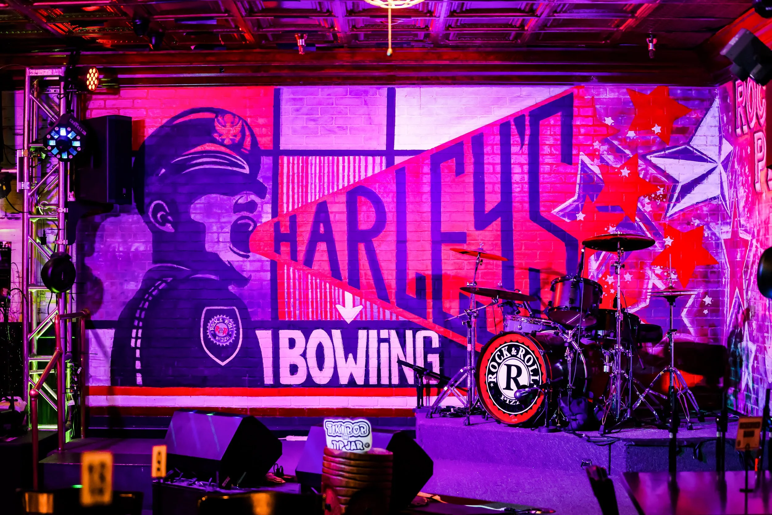 Rock N Roll Pizza Bar, Live Music & More — harley's Bowl