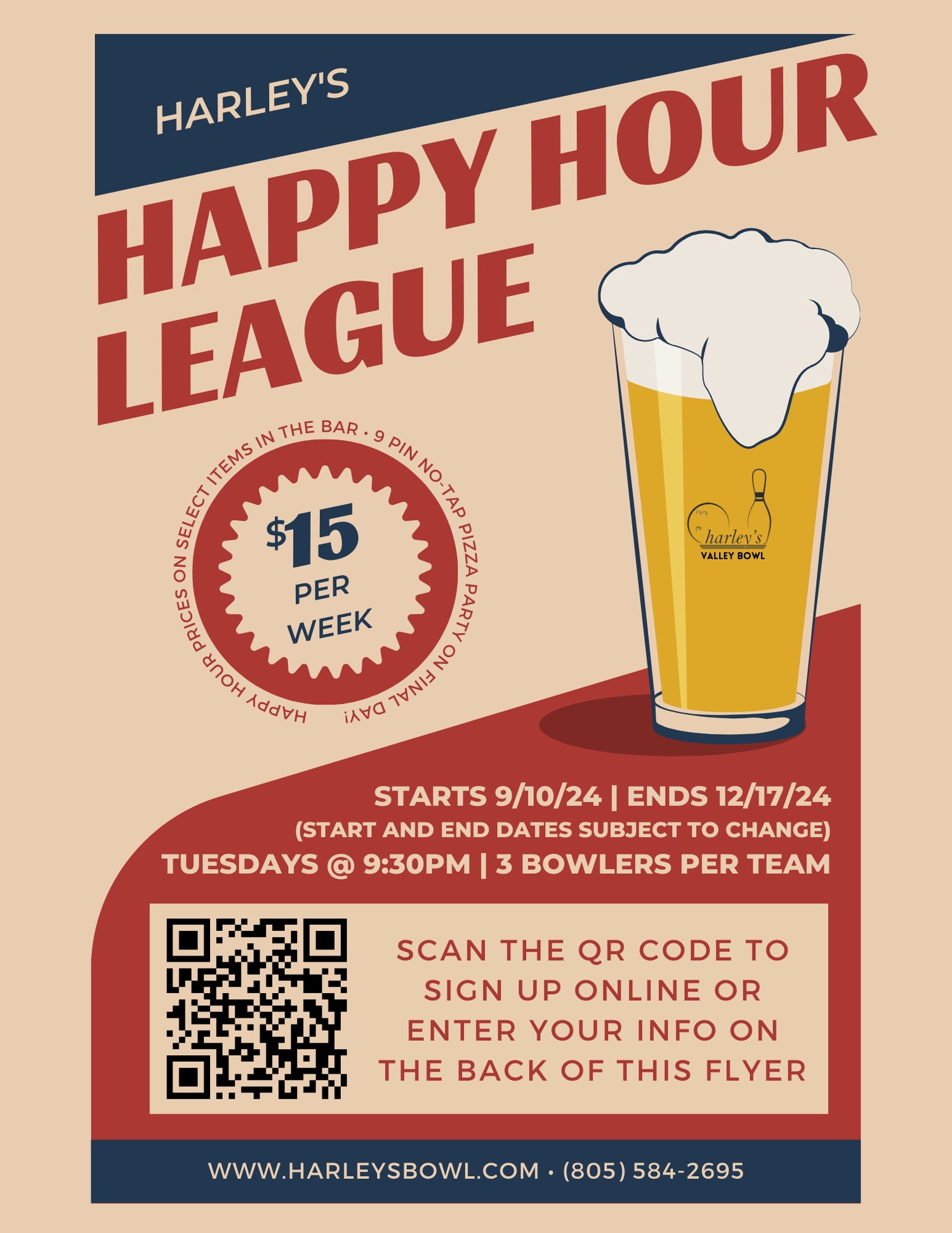 Bowling Leagues — harley's Bowl