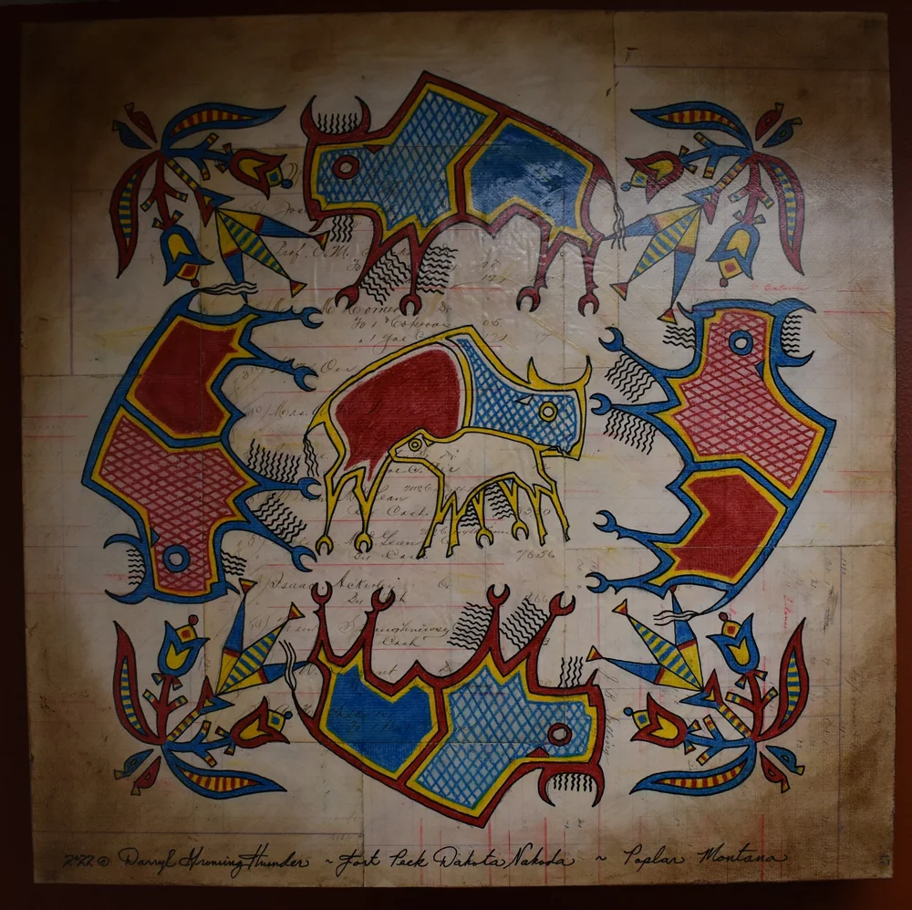 Ledger Art by Darryl GrowingThunder — The Yellowstone County Museum