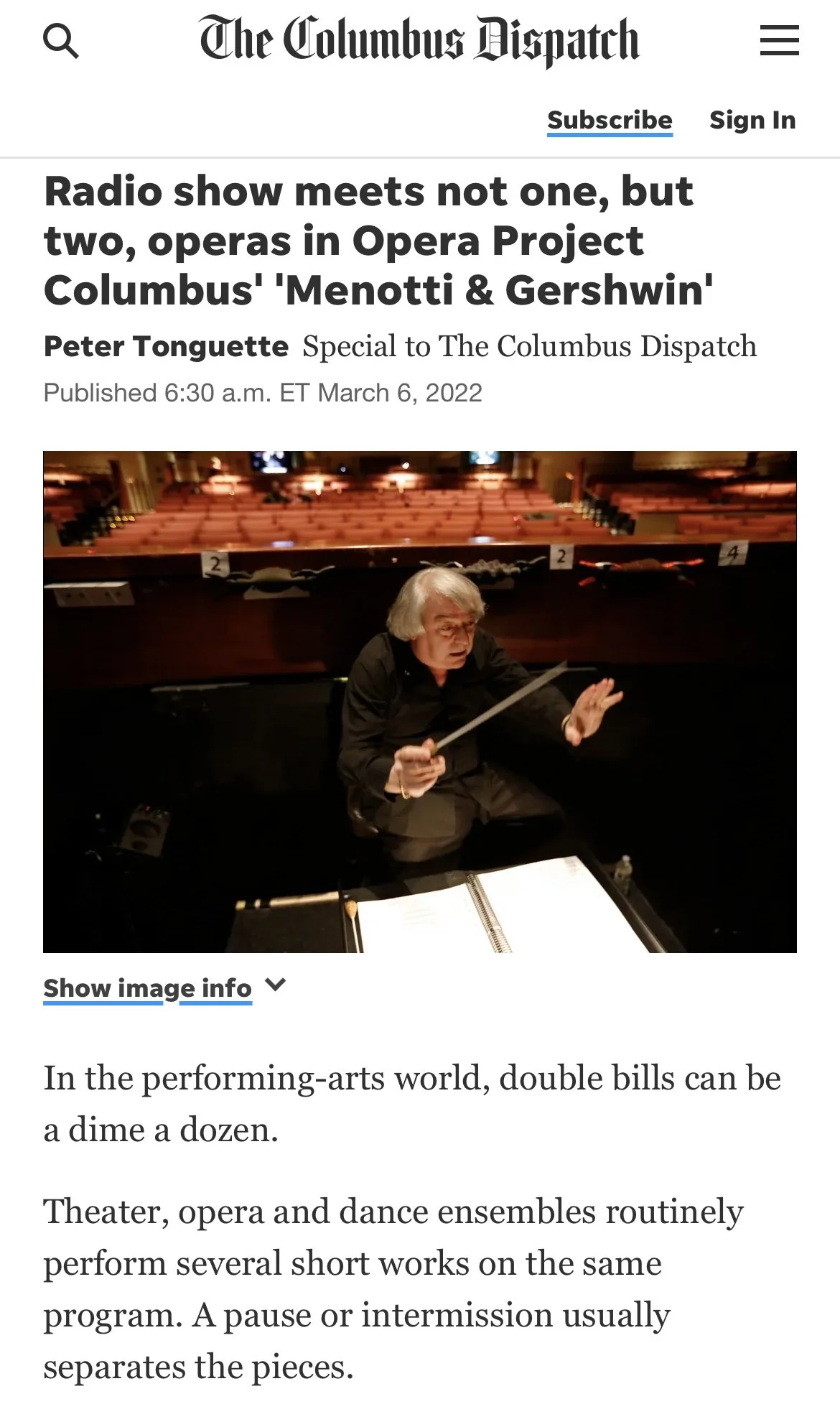 Opera Project Columbus