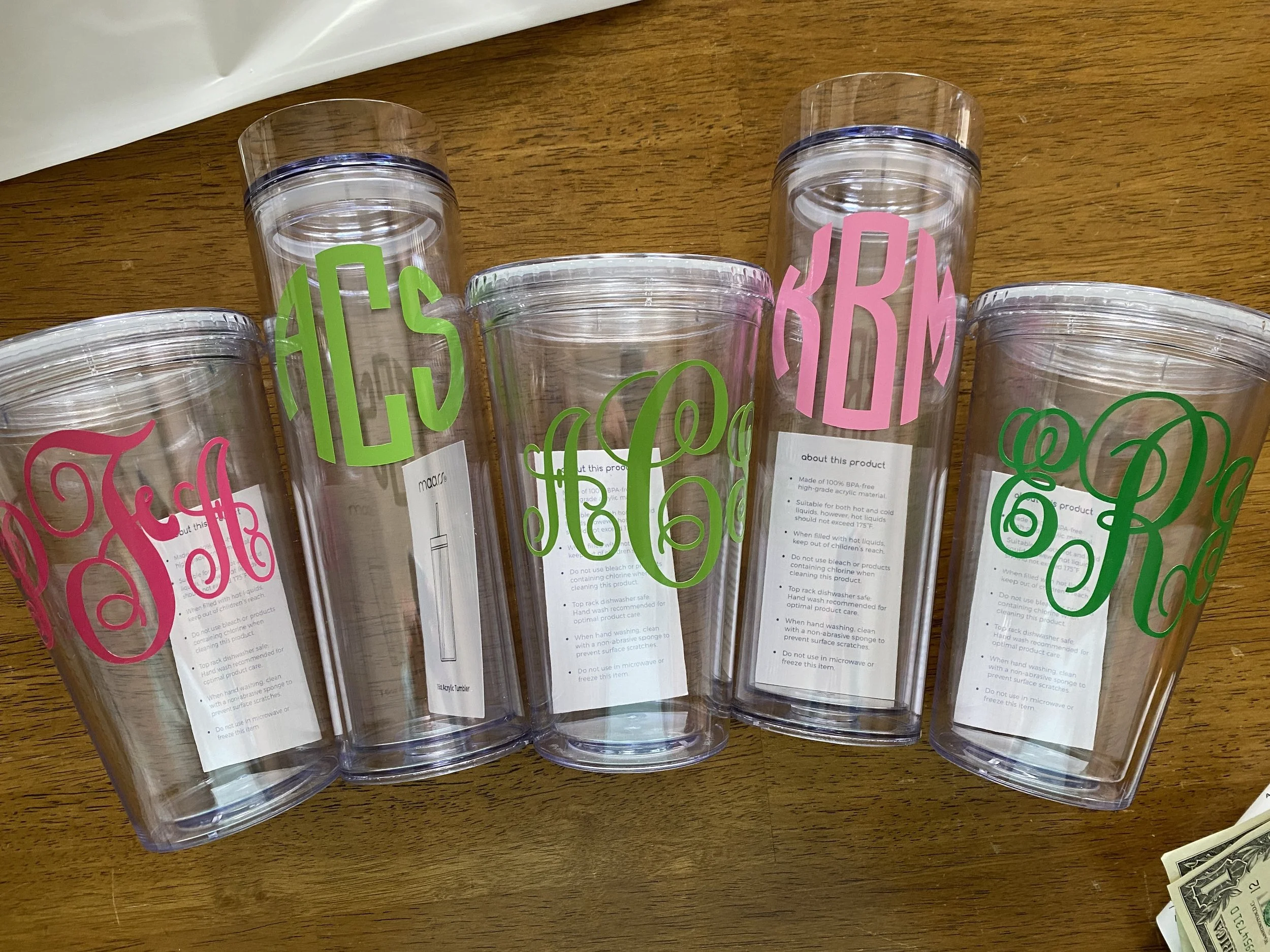 Fun Extras - Cup Decals — "where customization has a whole new meaning"
