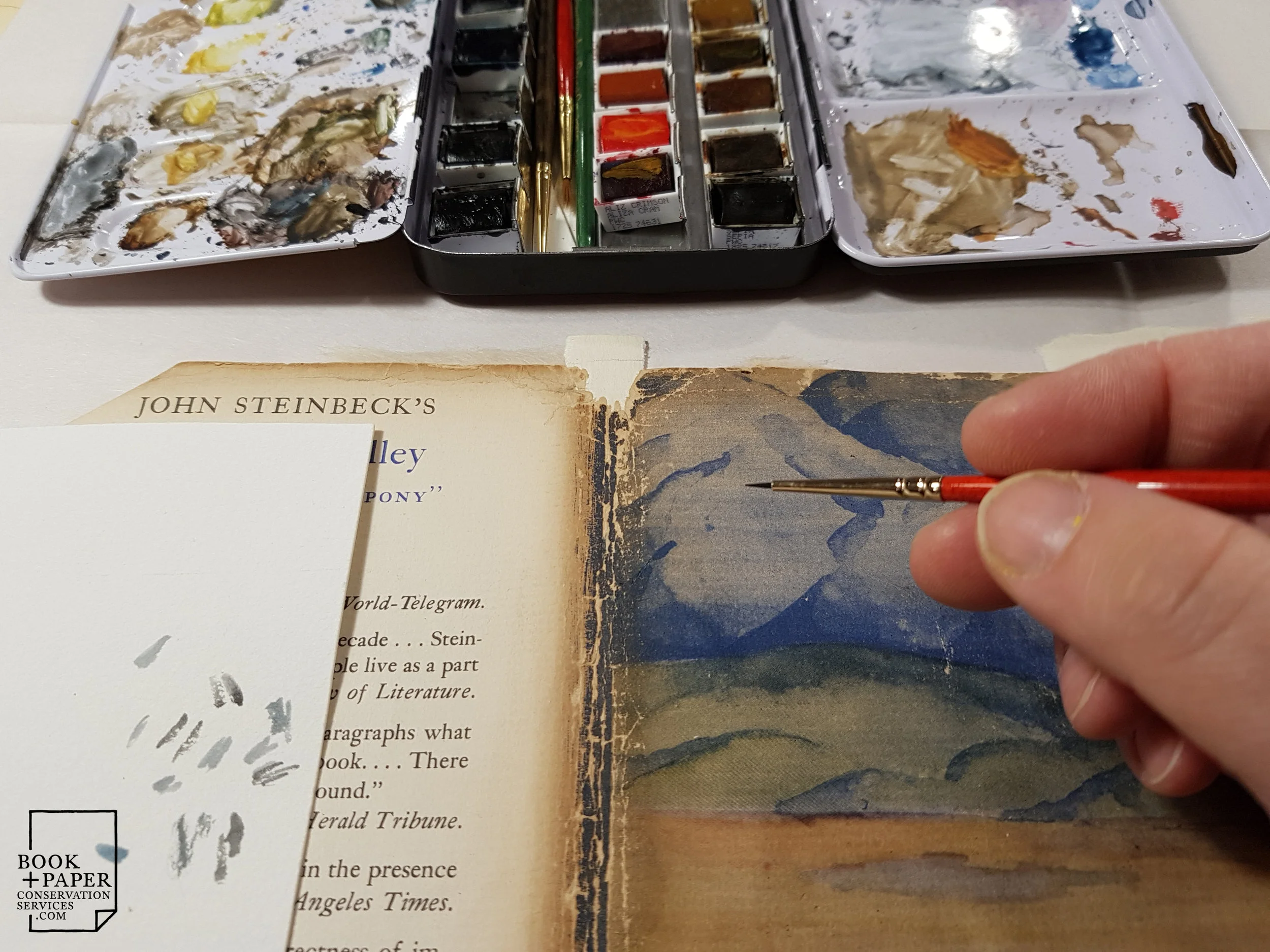 Restoration of a Steinbeck First Edition Dust Jacket — Book and Paper ...