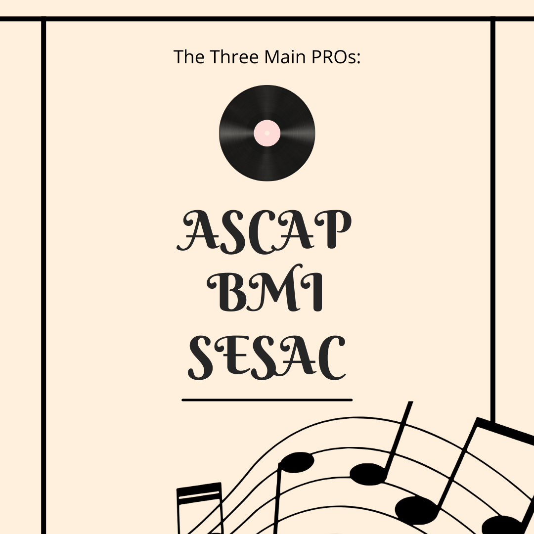 Performance Rights Organizations - ASCAP, BMI and SESAC — On the ...