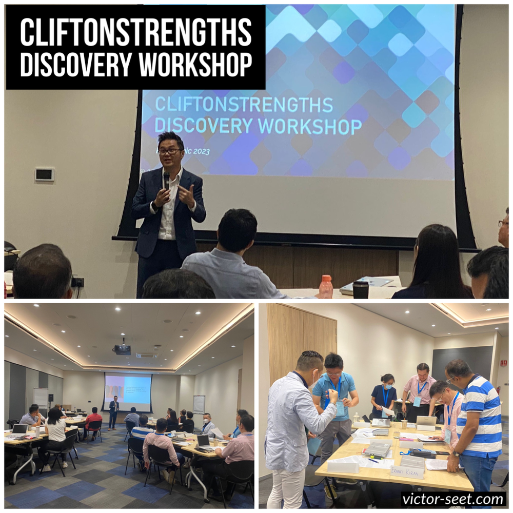CliftonStrengths (StrengthsFinder) Discovery Workshop Program - Technology Company — Victor Seet