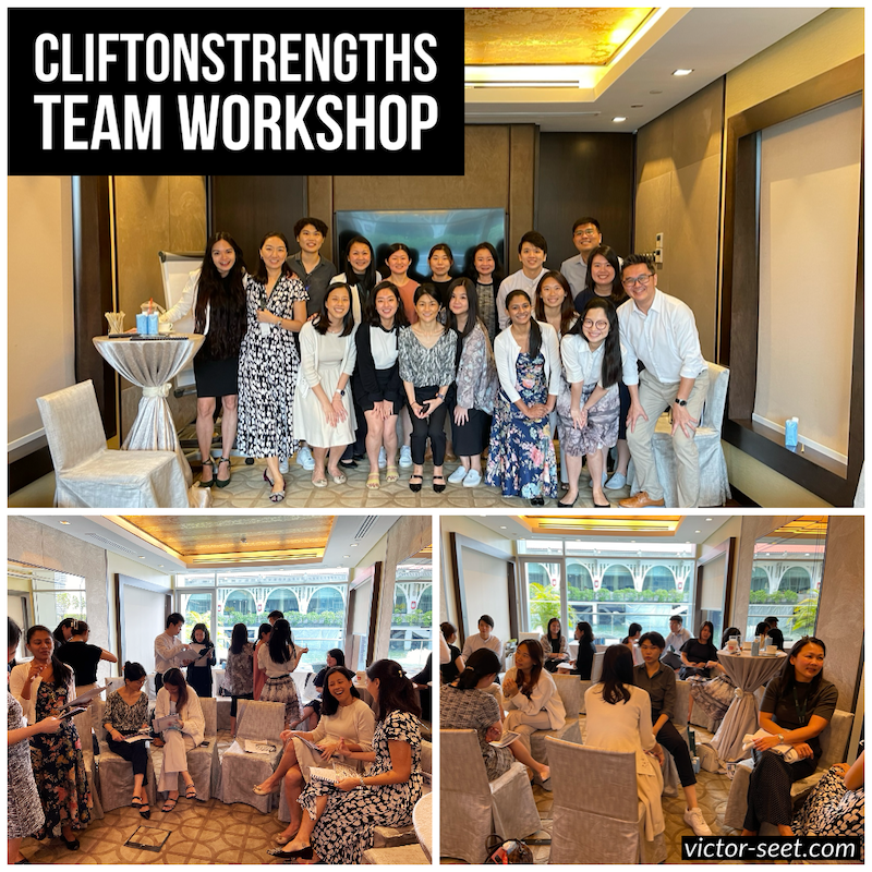 CliftonStrengths (StrengthsFinder) Team Workshop - Revantage Finance Team — Victor Seet