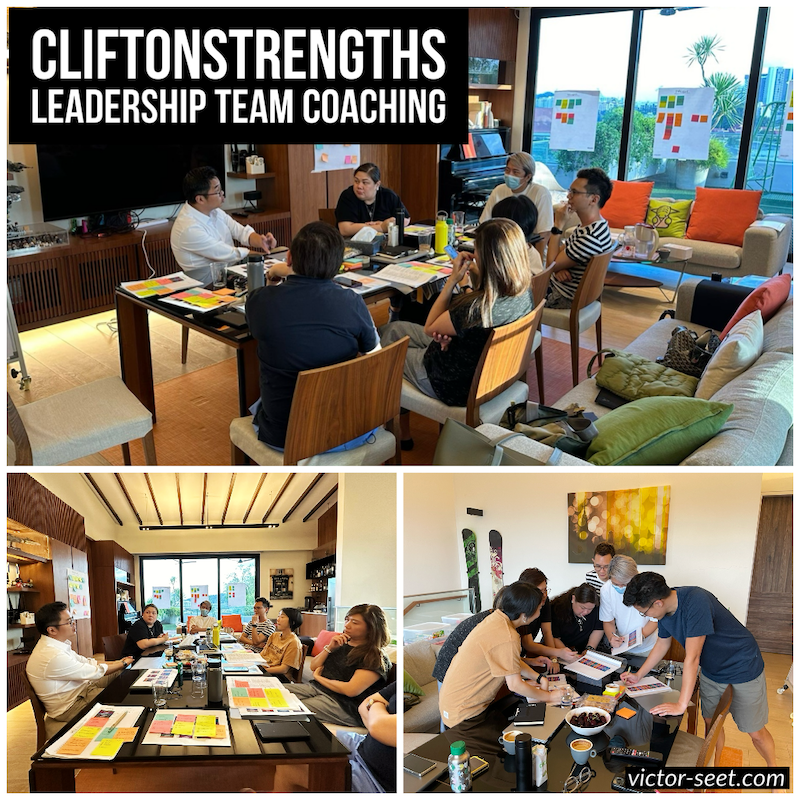 Singapore CliftonStrengths (StrengthsFinder) Leadership Coaching Team Workshop - Pico — Coach Vic