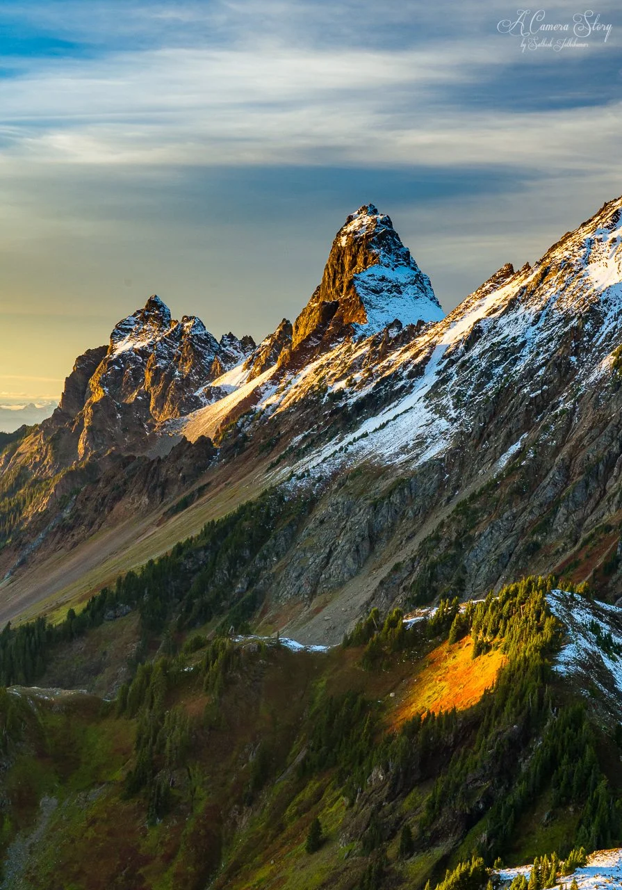 The border peaks — A Camera Story