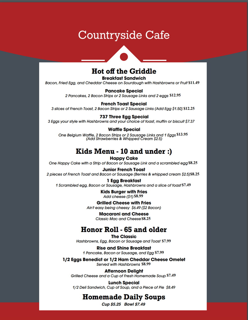 Renton Site — Countryside Cafe