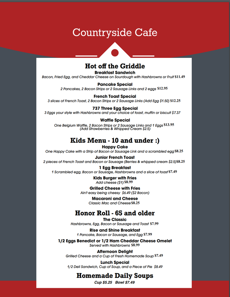 Renton Site — Countryside Cafe