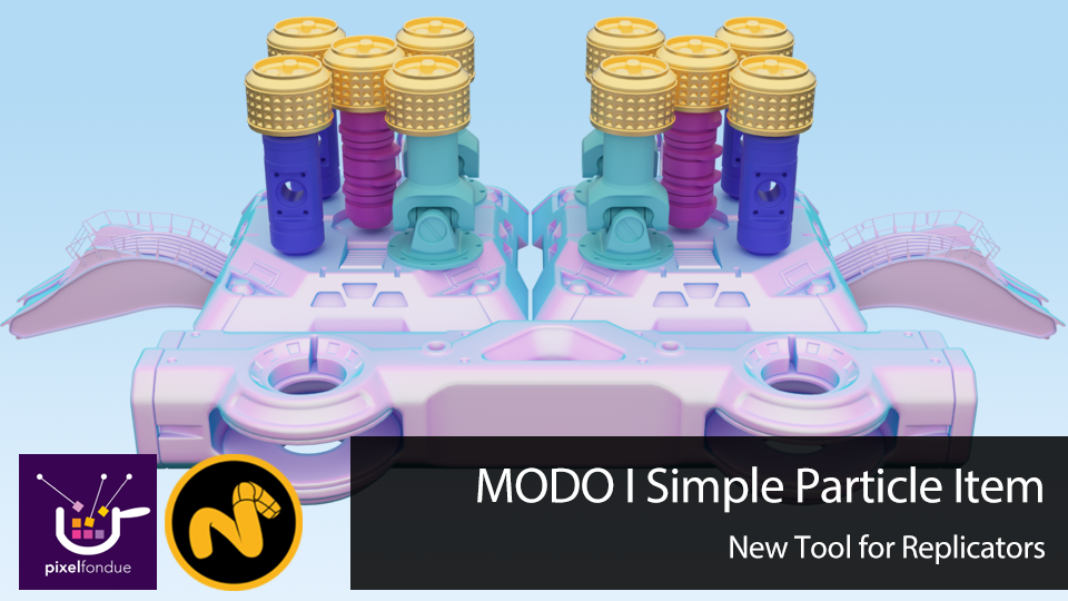 MODO | Particle Item Map — Pixel Fondue