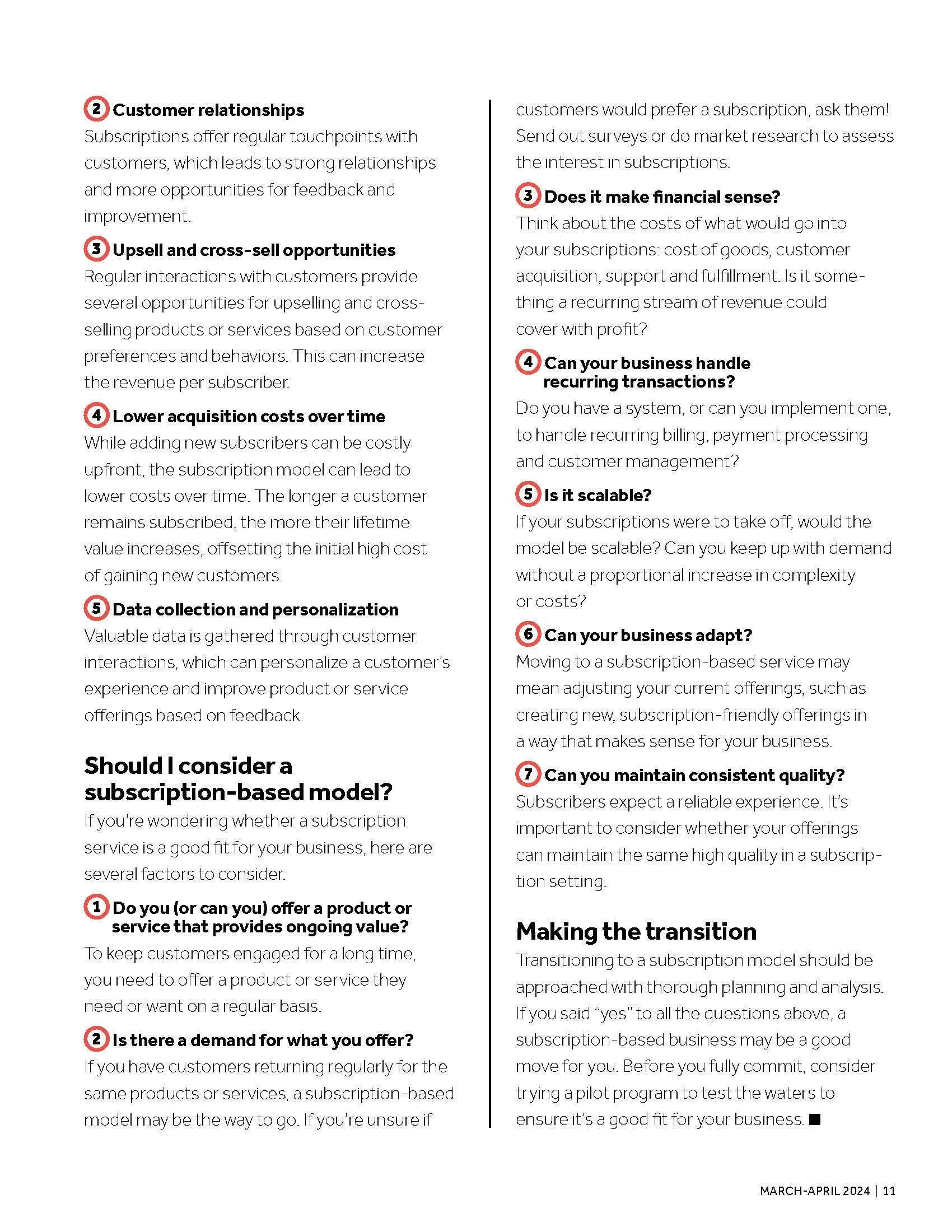 Subscribing to success — LEIF E. PETERSON, CPA