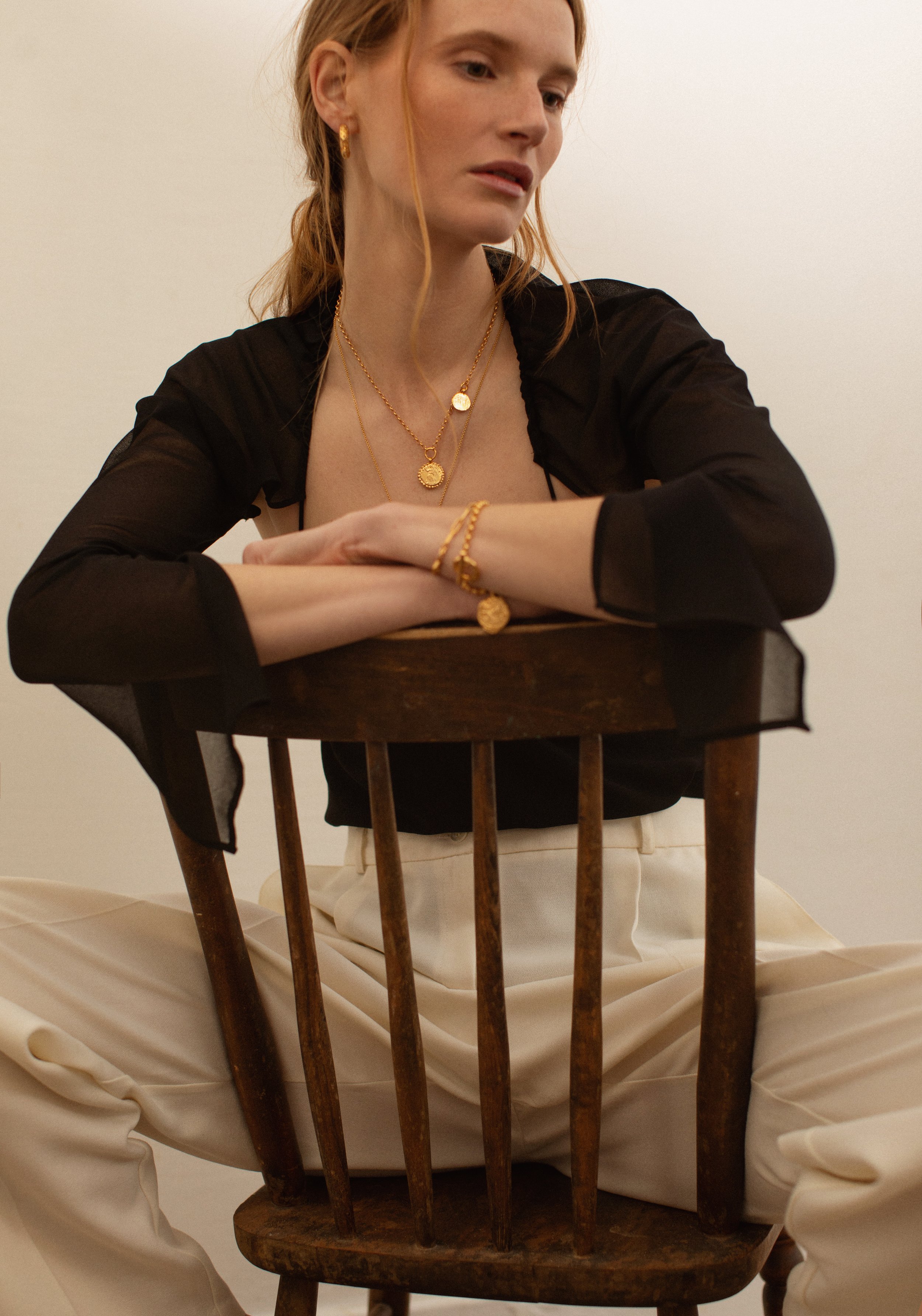 The Victorious Reflector Necklace — Pamela Card Jewelry