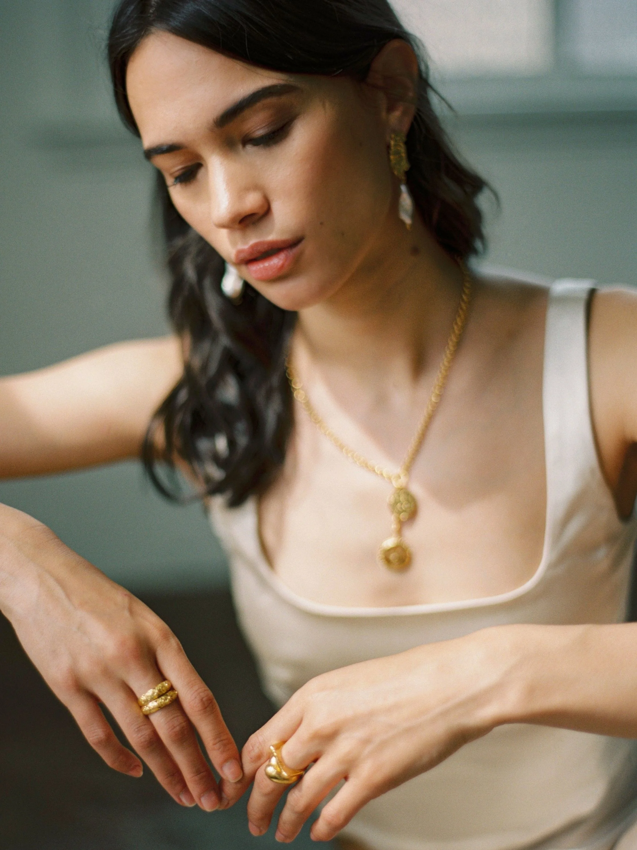 THE FRAGMENTED TRIUMPH NECKLACE — Pamela Card Jewelry