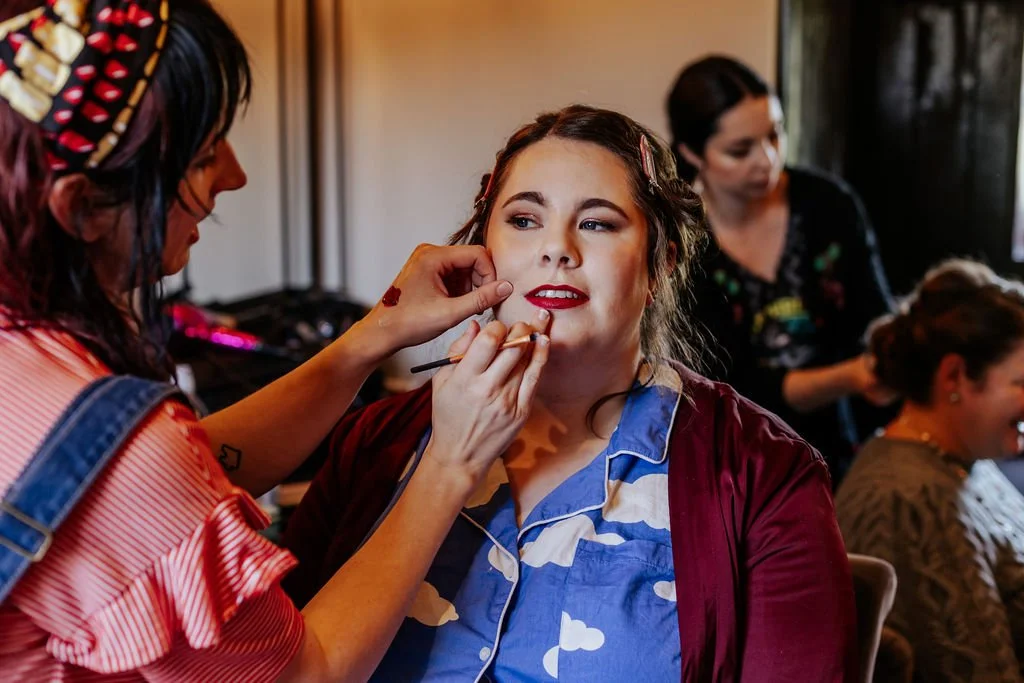 Alternative and Boho wedding hair and makeup artist in Berkshire and London