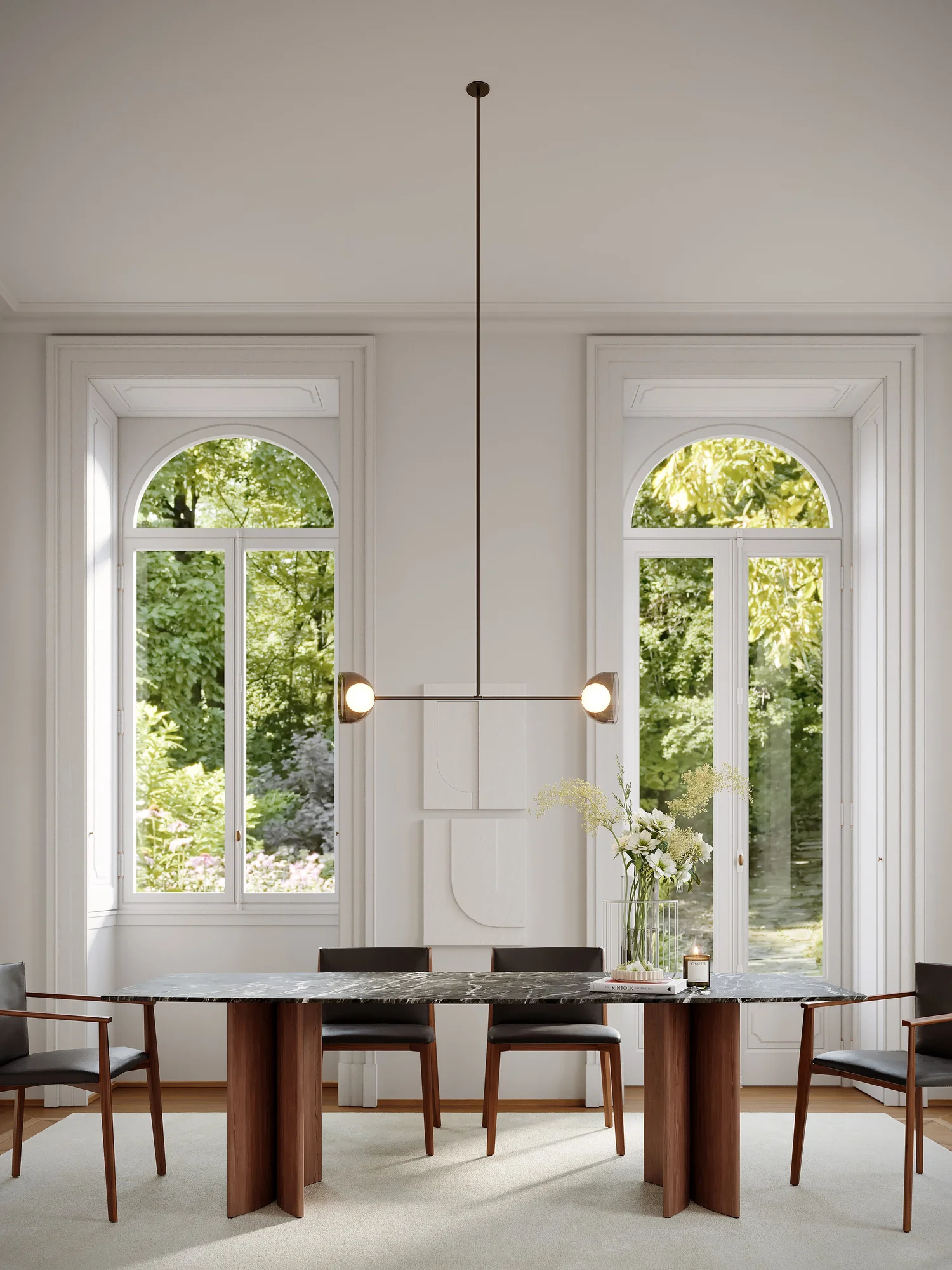 Nimbus Double Arm pendant — Giffin Design