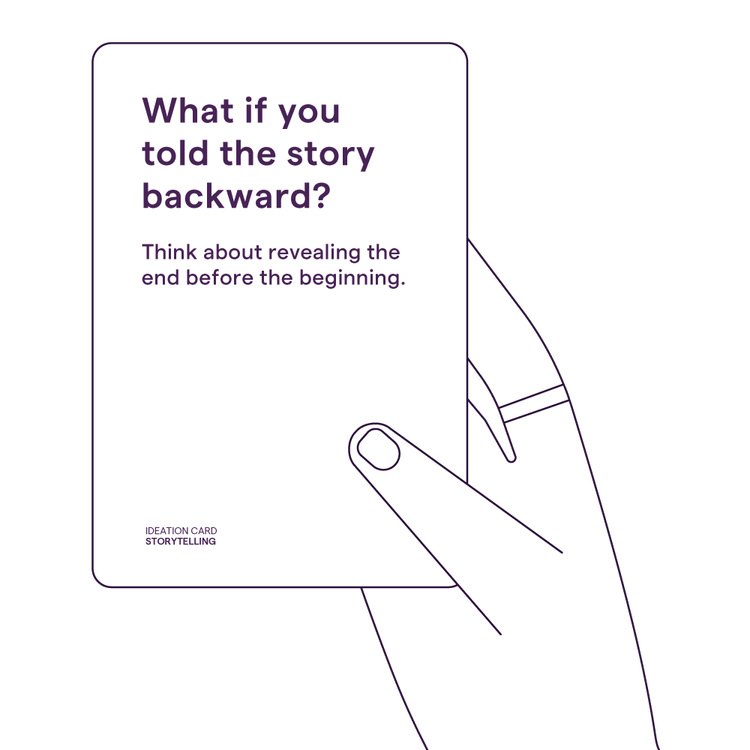 Storytelling deck — Triggers cards