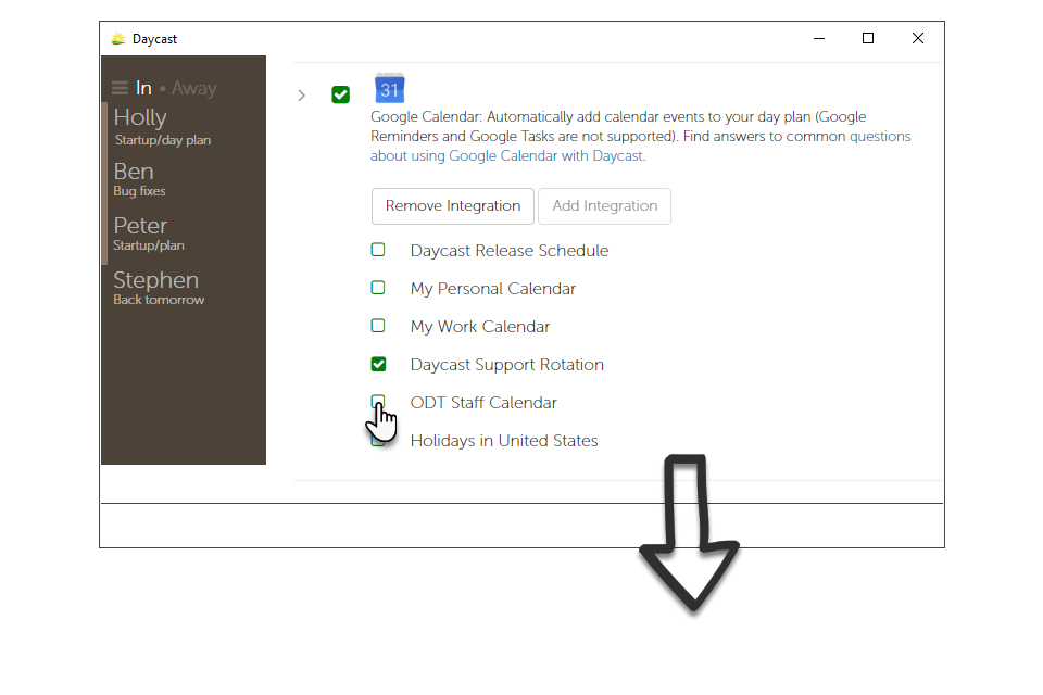 Google Calendar Daycast Google Calendar Daycast