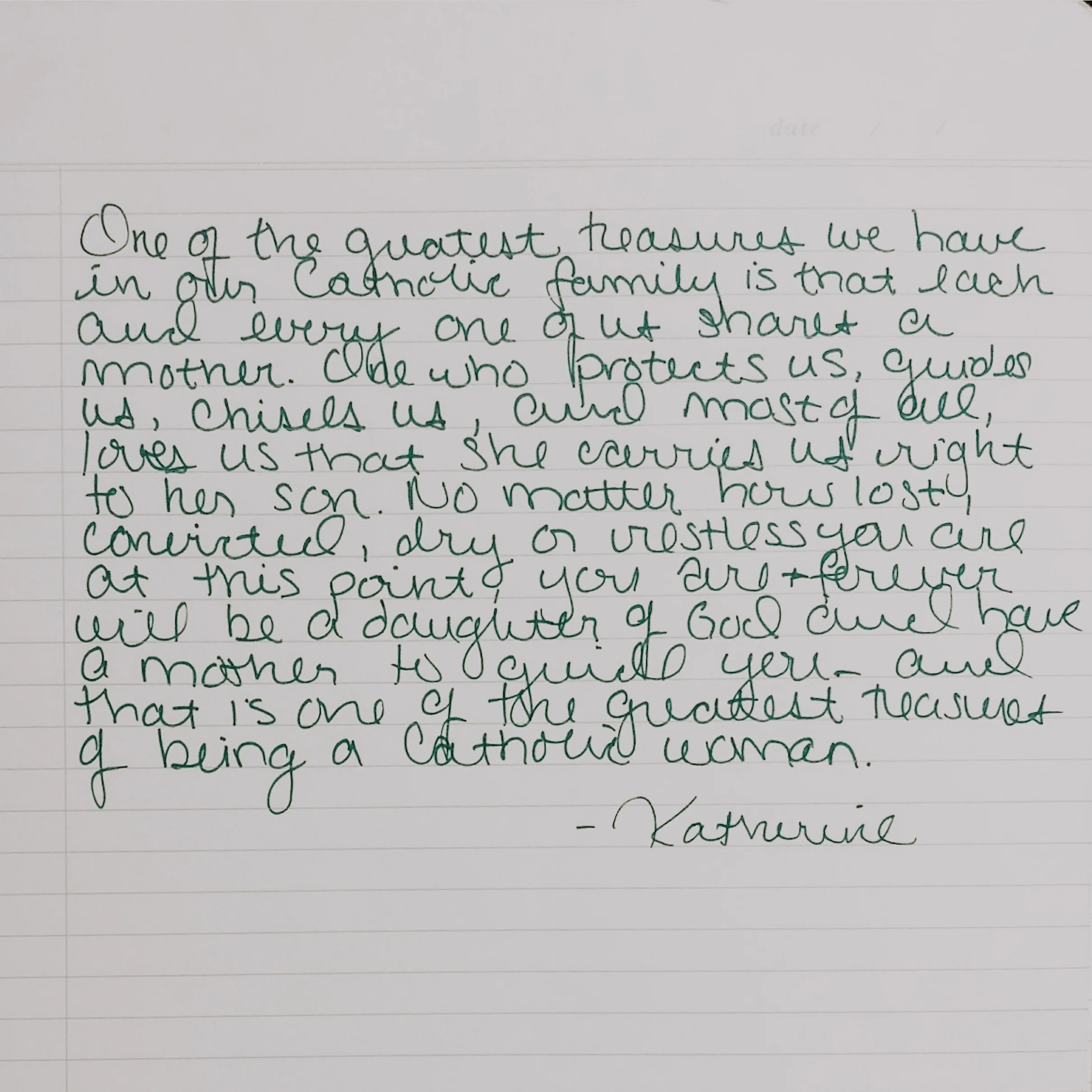 Our Mother, Our Compass - The Catholic Woman