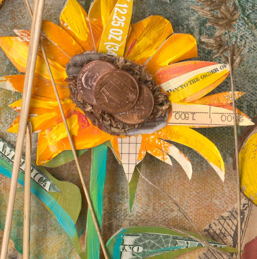 BUFFALO SUNFLOWER PRINT 2 — Wayne Brezinka