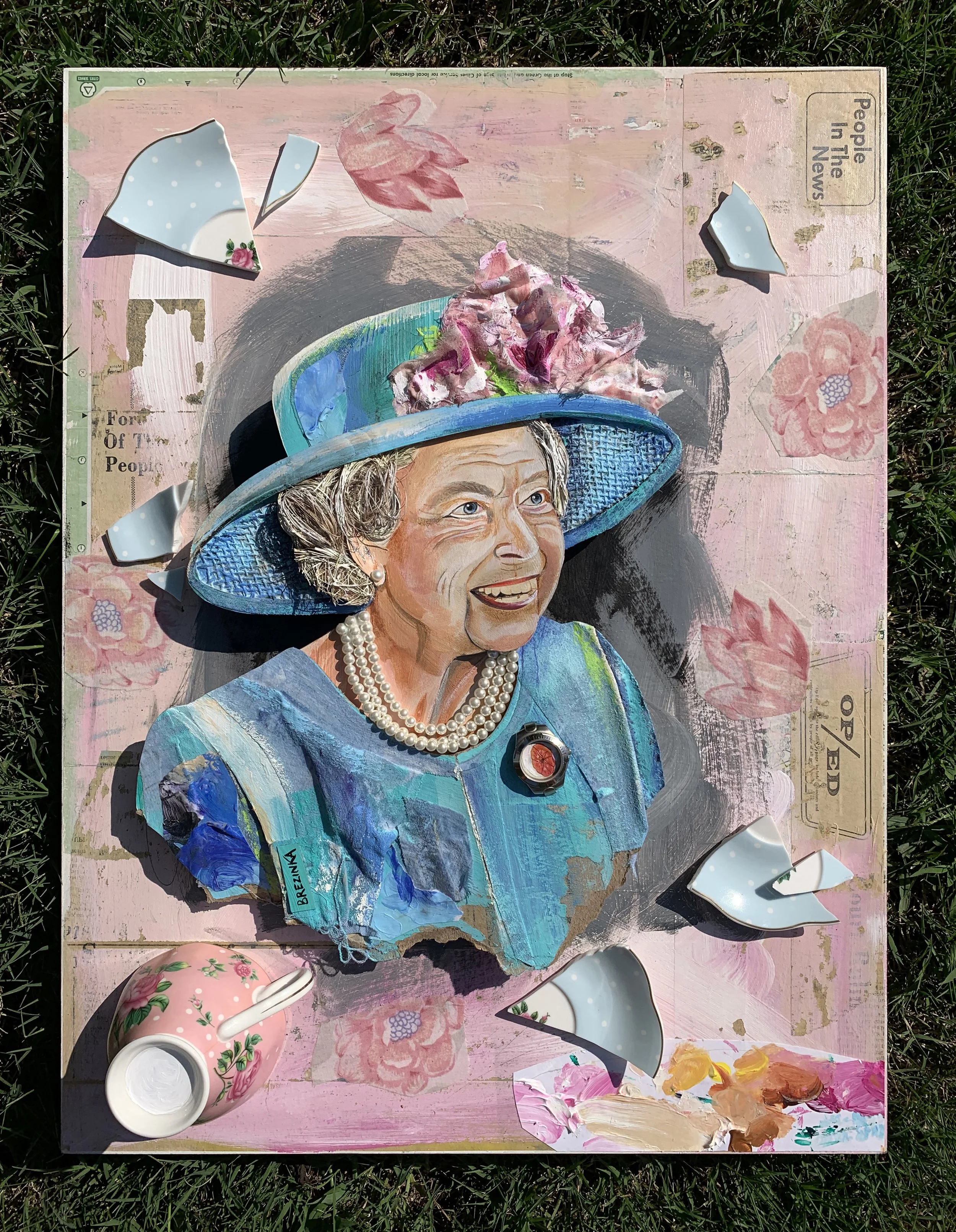Queen Elizabeth PRINT — Wayne Brezinka