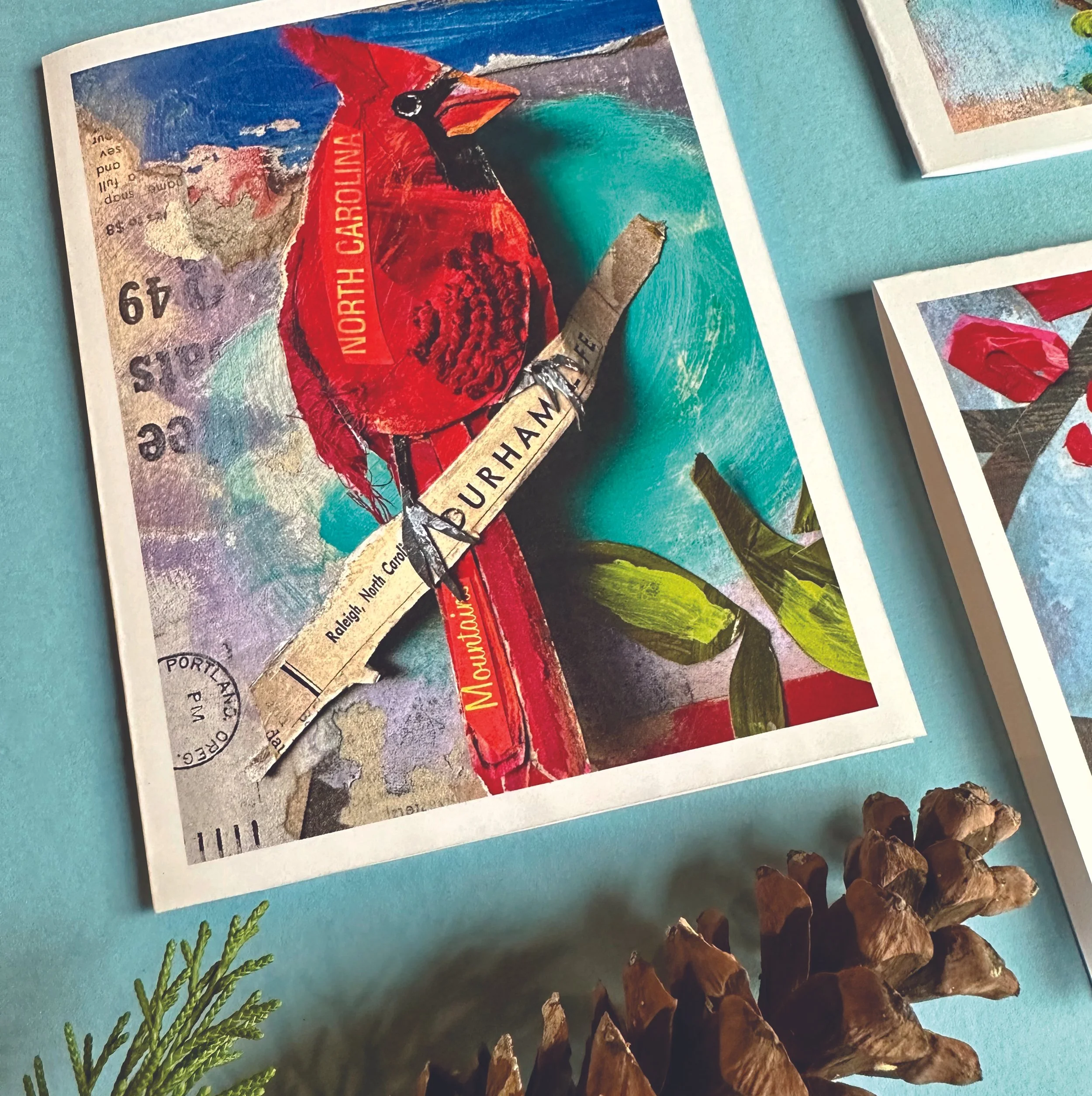 BOGO CARDINAL BIRD NOTECARD SET — Wayne Brezinka