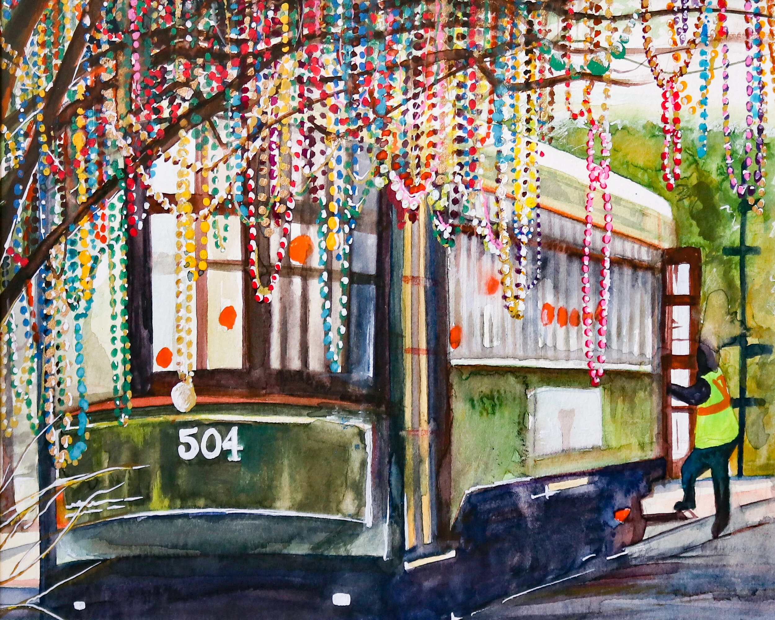 Mardi Gras New Orleans Paintings