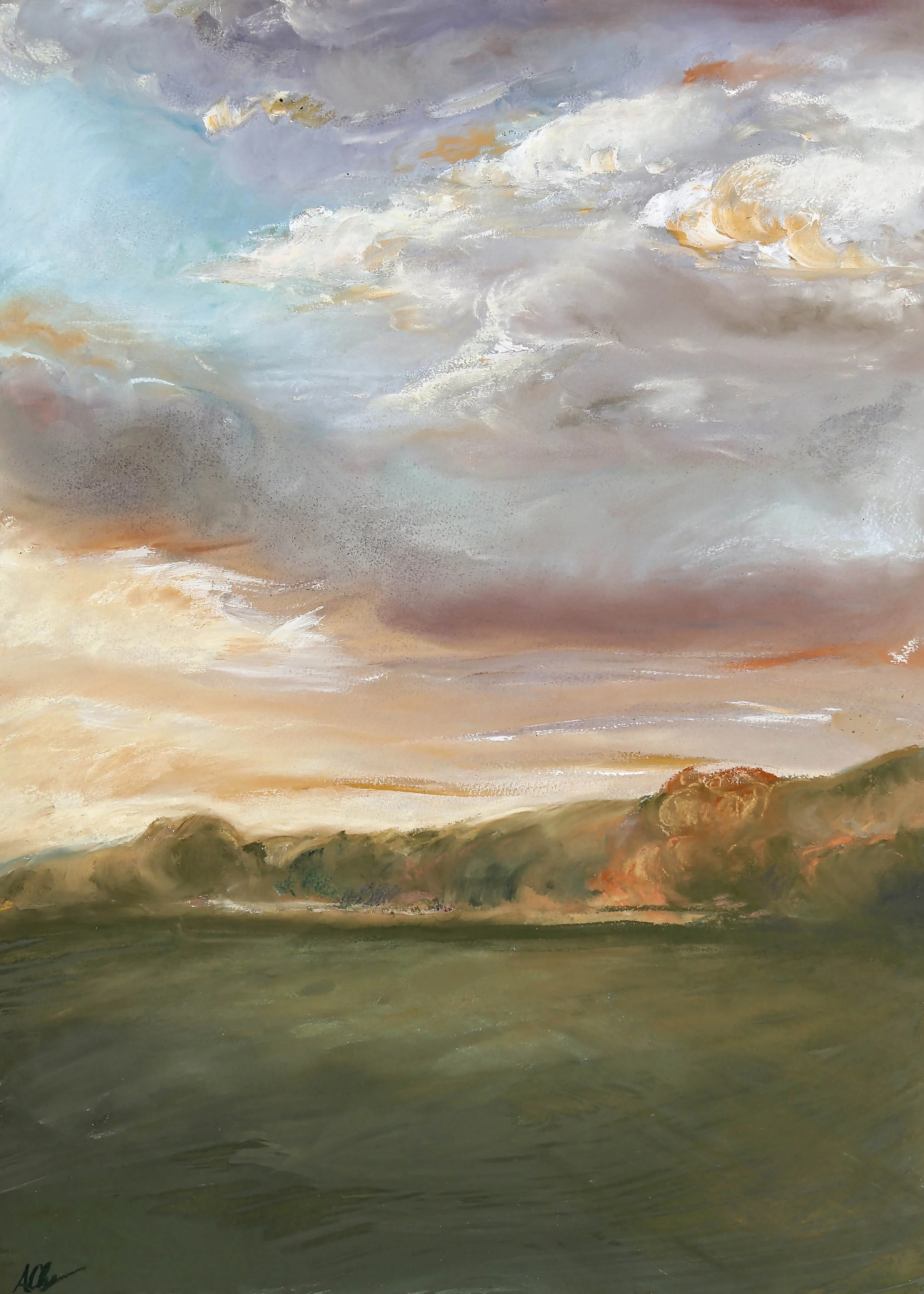 Autumn in Provence, Original Chalk Pastel Painting — Avery Ches