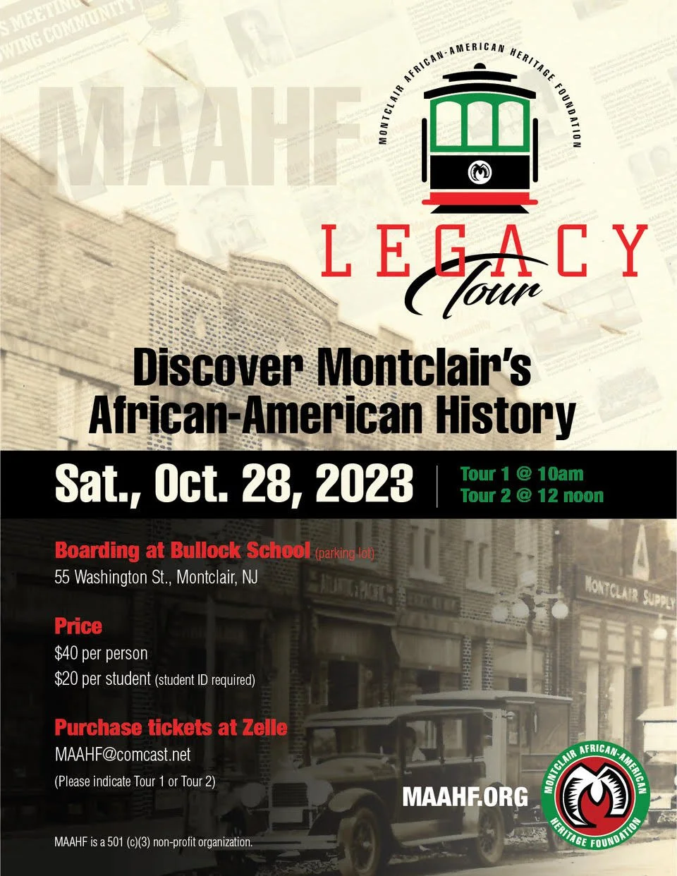 Upcoming Programs & Events — Montclair History Center