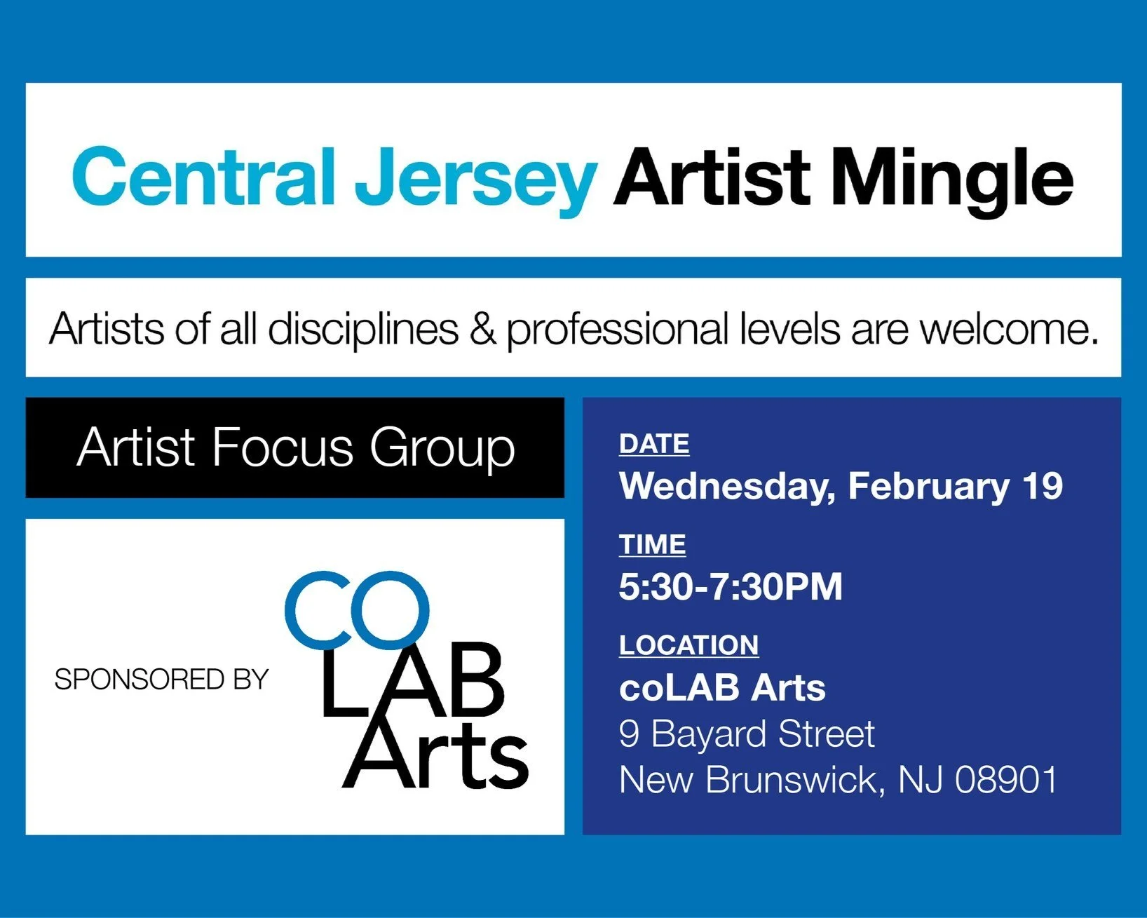 Event Calendar — coLAB Arts