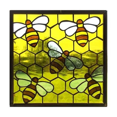 🐝 Bee & Beehive Collection - Bee, Beehive and Honeycomb Stained Glass