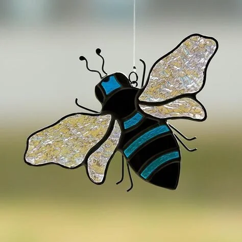 🐝 Bee & Beehive Collection - Bee, Beehive and Honeycomb Stained Glass