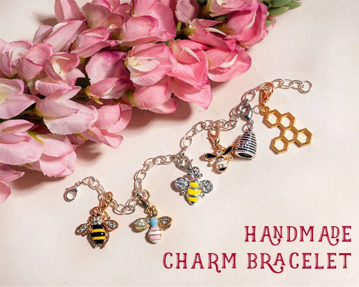Handmade Bee Beehive Silver Gold Honeybee Queen Bee Rings Earrings ...