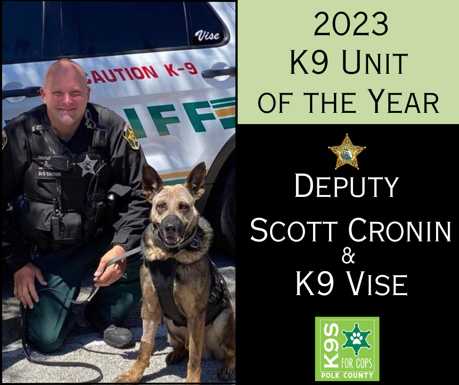 K9 Unit of the Year — K9s for Cops Polk County
